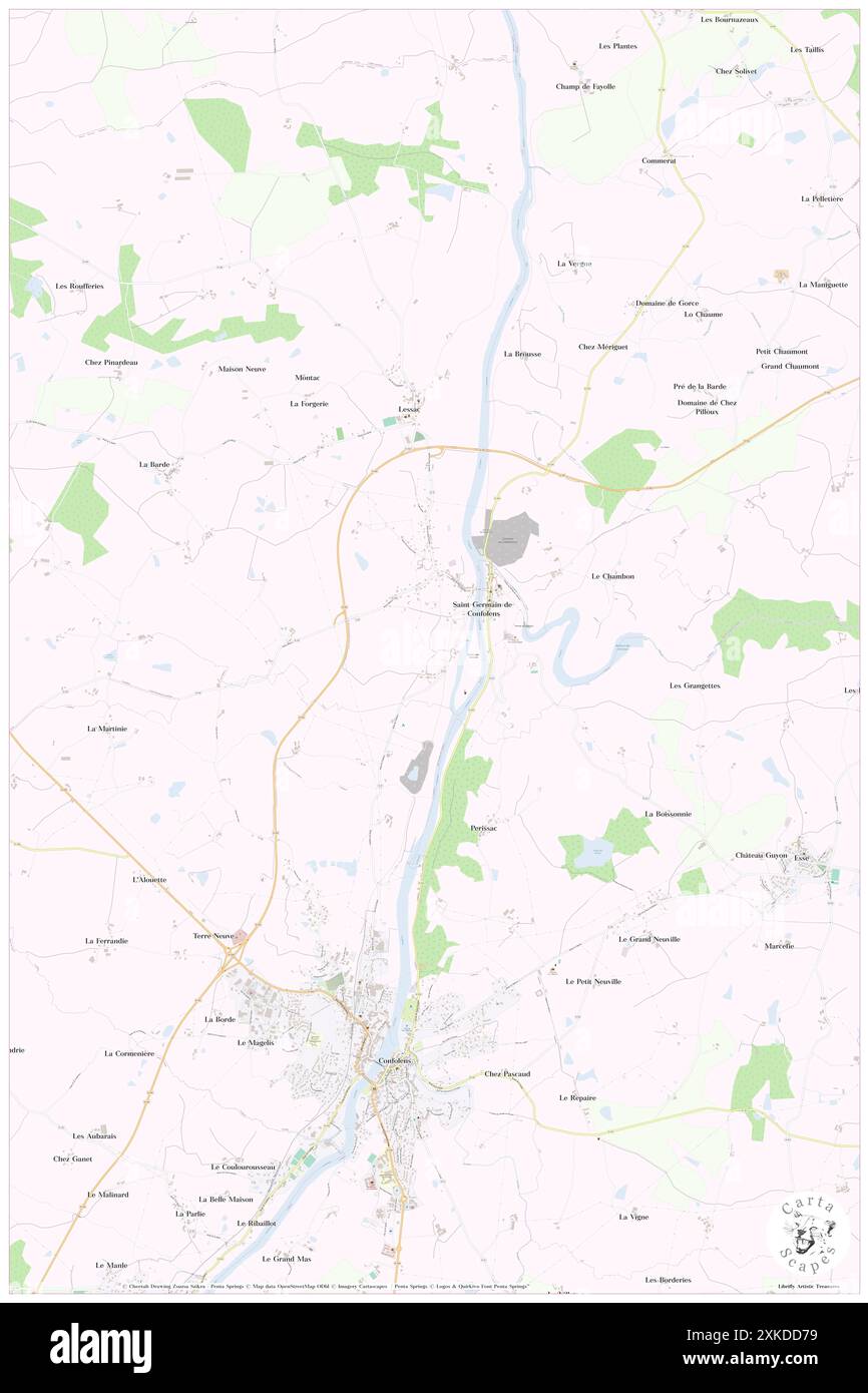 Saint-Germain-de-Confolens, Charente, FR, France, Nouvelle-Aquitaine, N ...