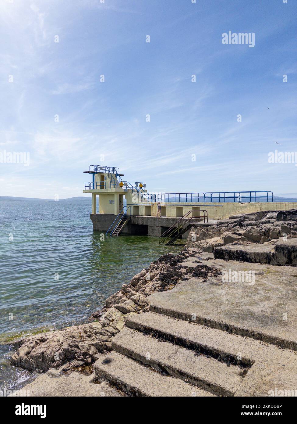 Blackrock Diving Tower is located along the picturesque Salthill ...