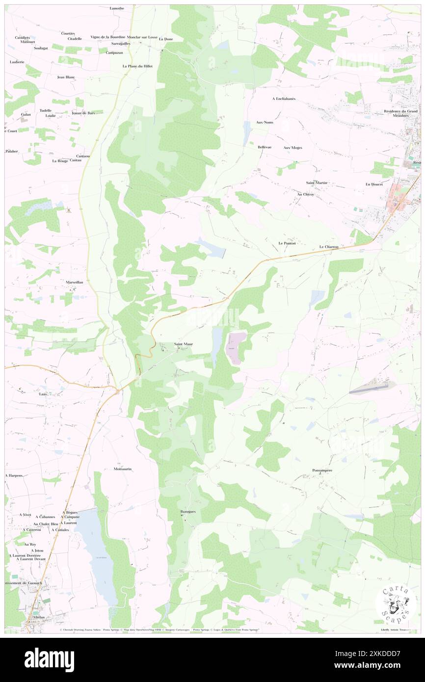 Saint-Maur, Gers, FR, France, Occitanie, N 43 28' 41'', N 0 20' 37 ...