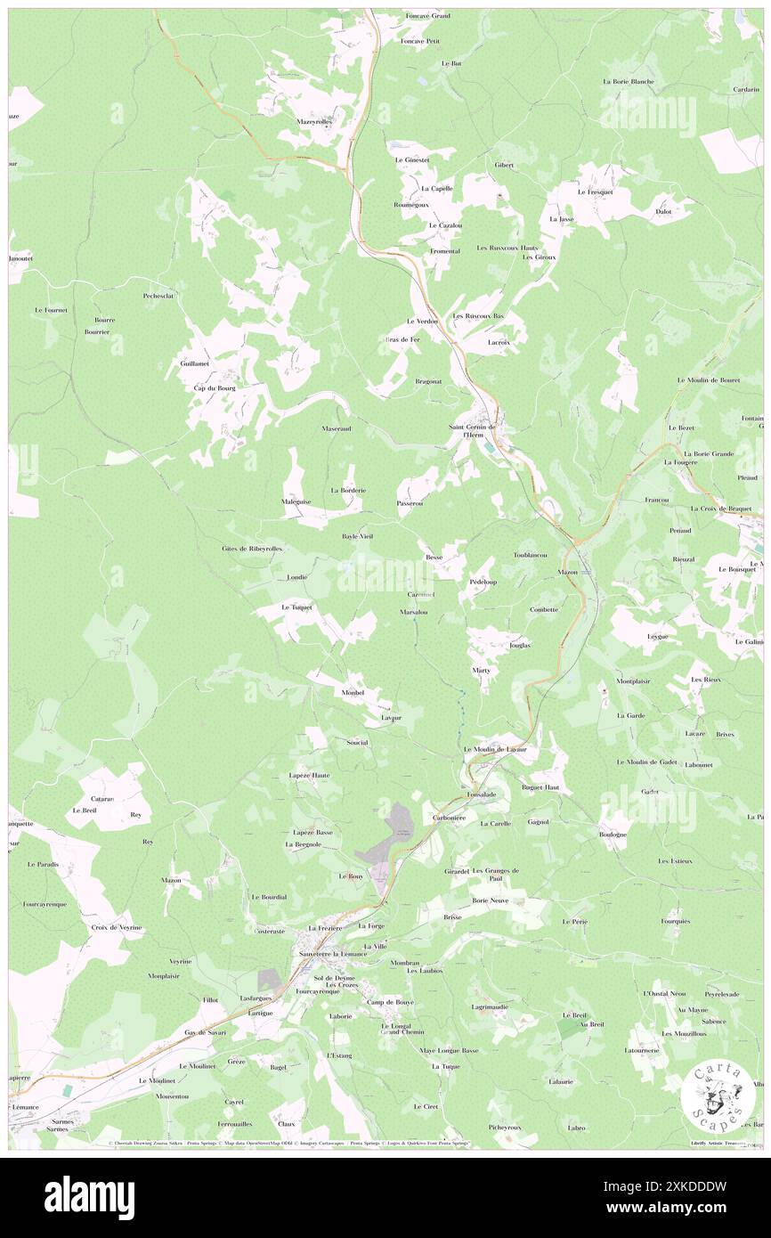 Lavaur, Dordogne, FR, France, Nouvelle-Aquitaine, N 44 36' 46'', N 1 1 ...