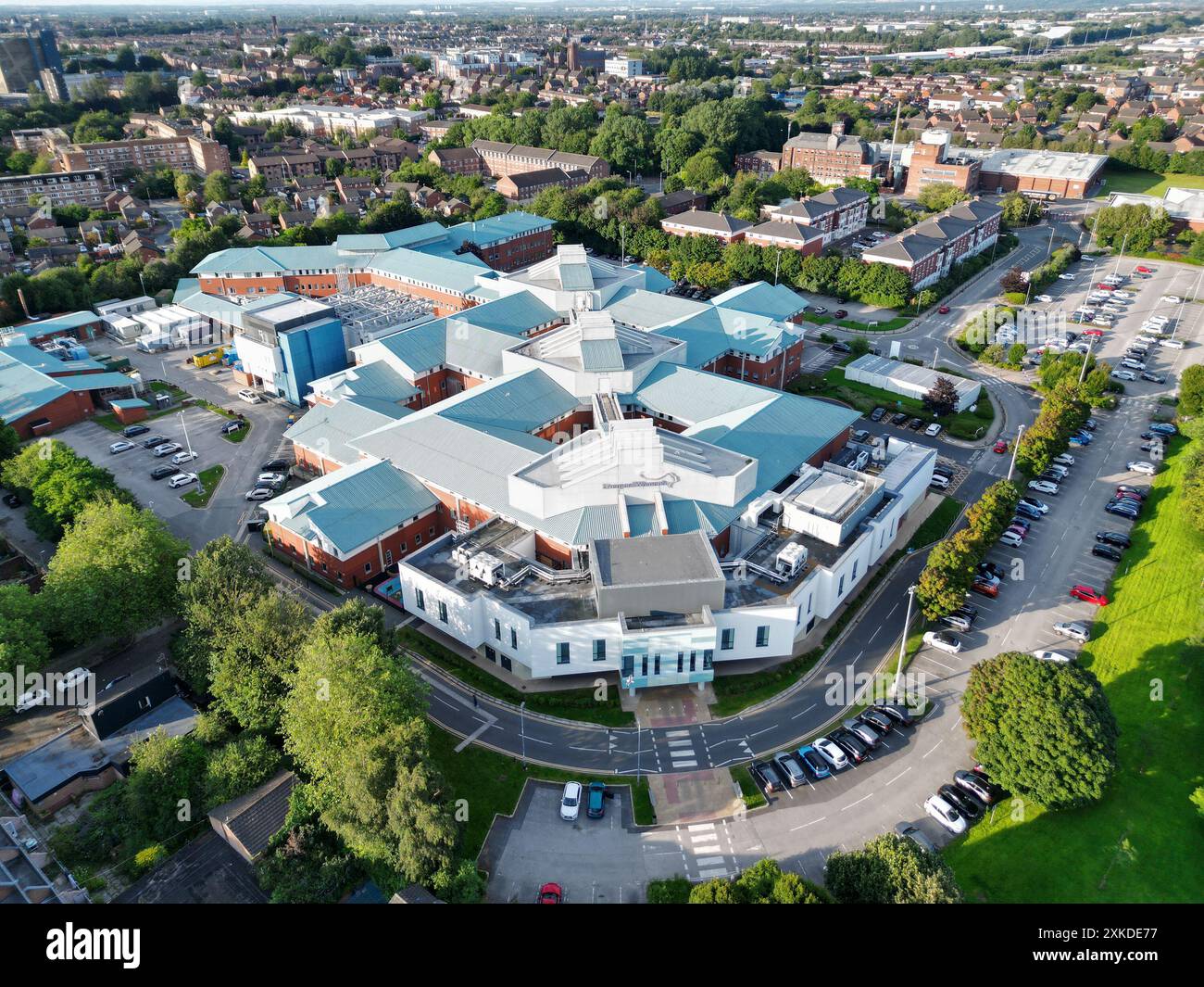 Aerial view of Liverpool Women's Hospital a major obstetrics ...