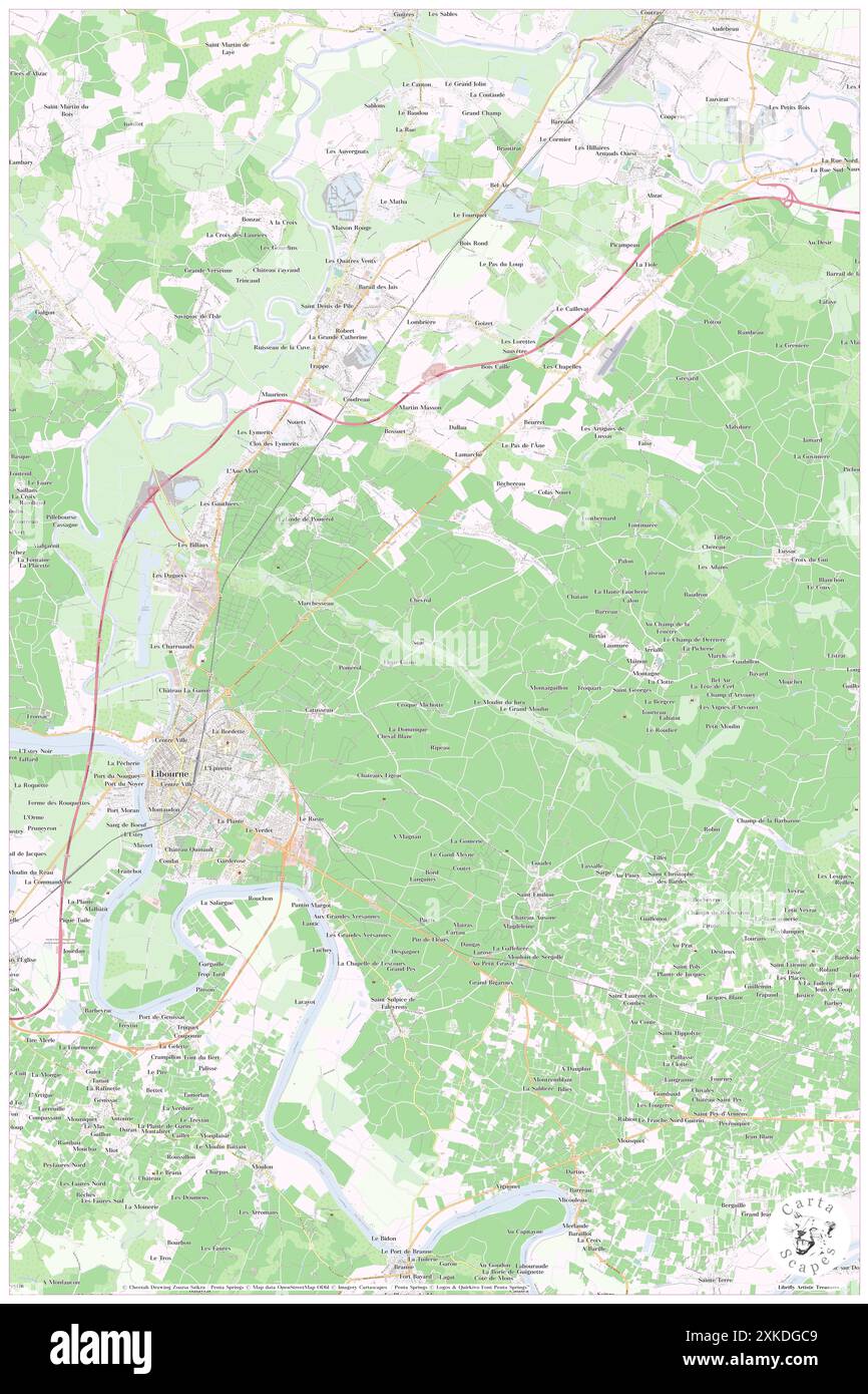 Arrondissement de Libourne, Gironde, FR, France, Nouvelle-Aquitaine, N ...
