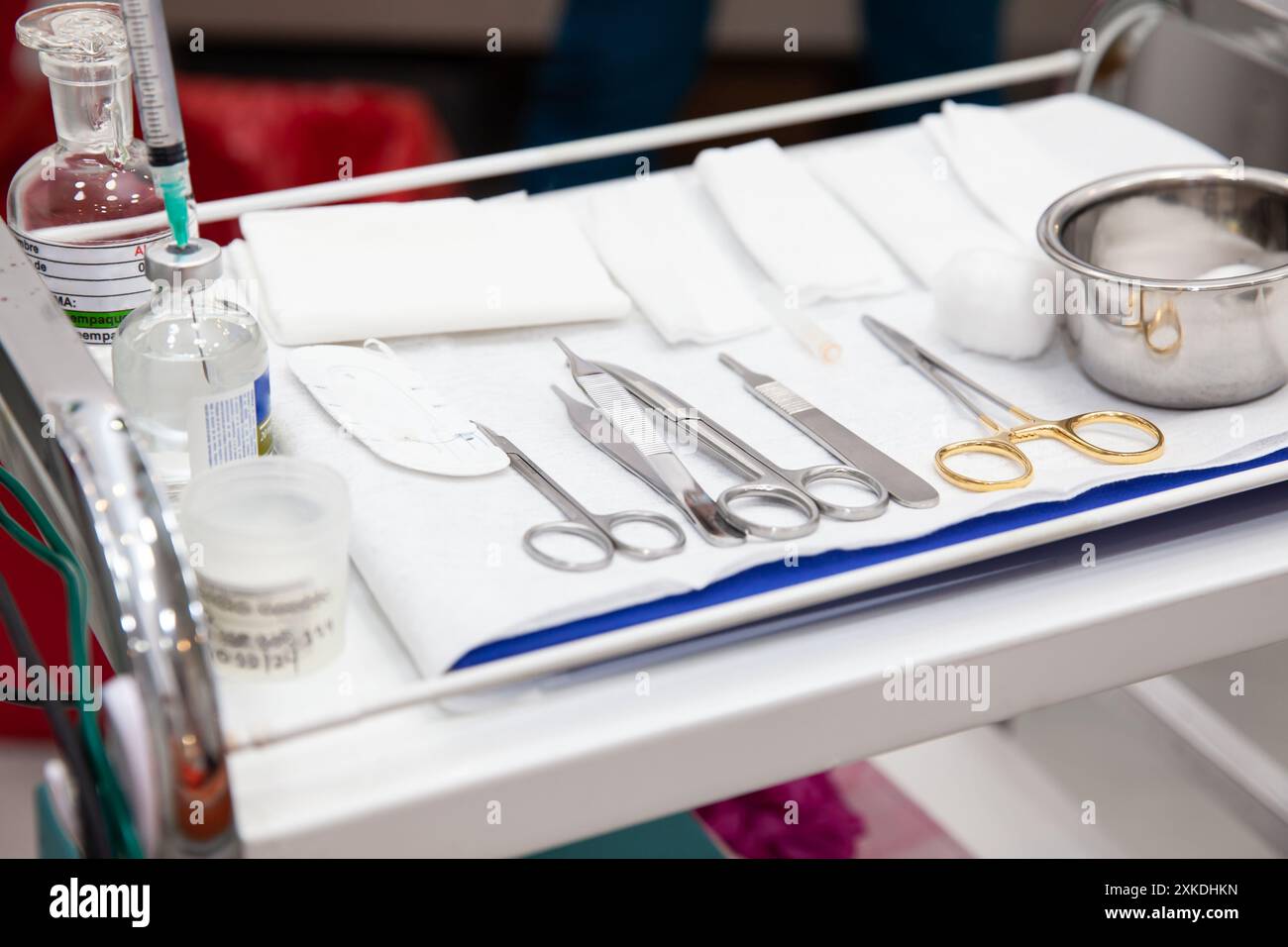 Surgical instruments for performing a small surgery procedure at the ...