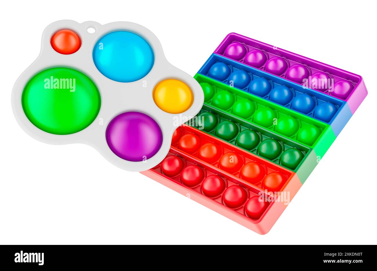 Simple dimple and Silicone push pop. Fidget sensory stress bubble toys ...