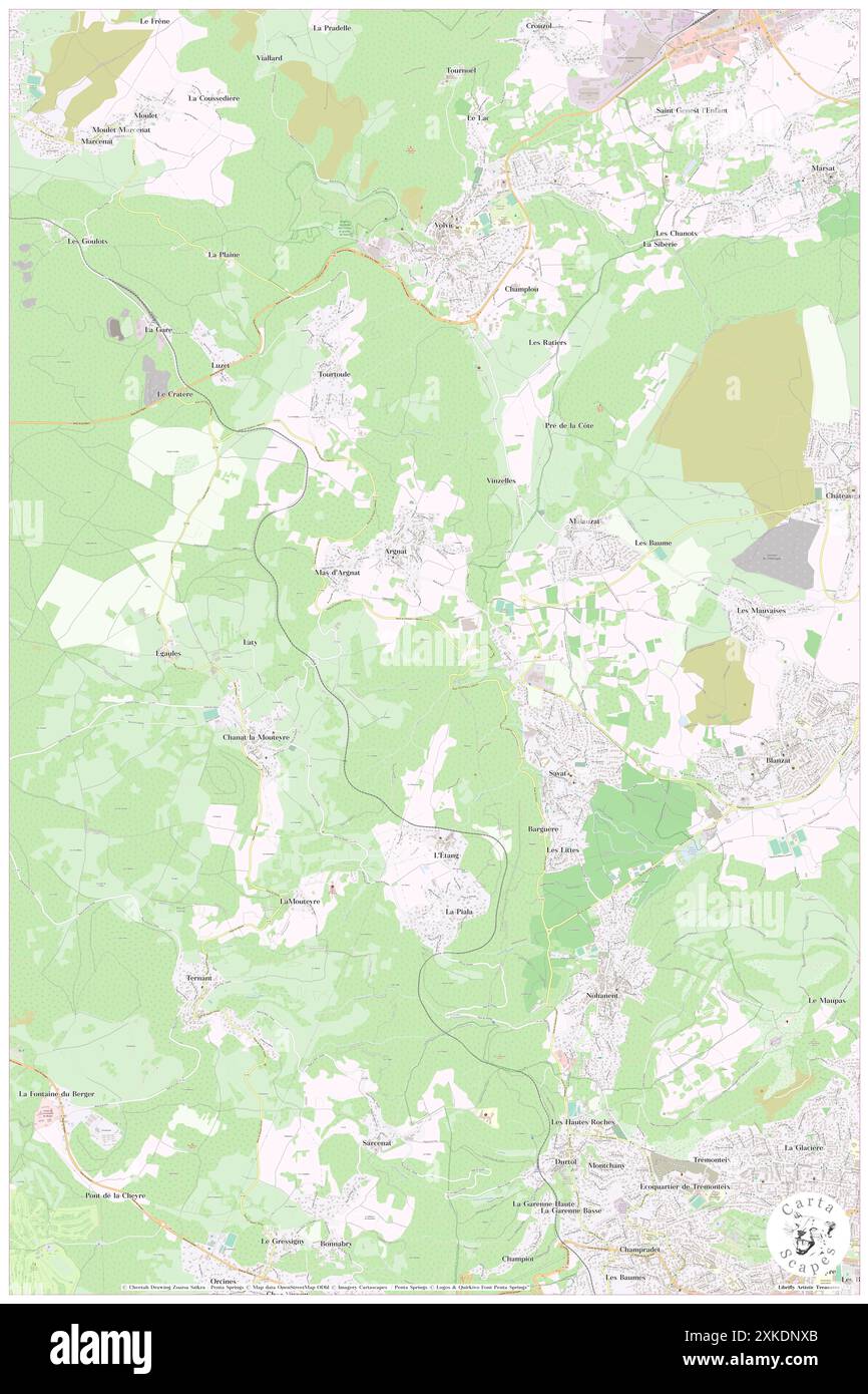 Sayat, Puy-de-Dôme, FR, France, Auvergne-Rhône-Alpes, N 45 49' 35'', N ...