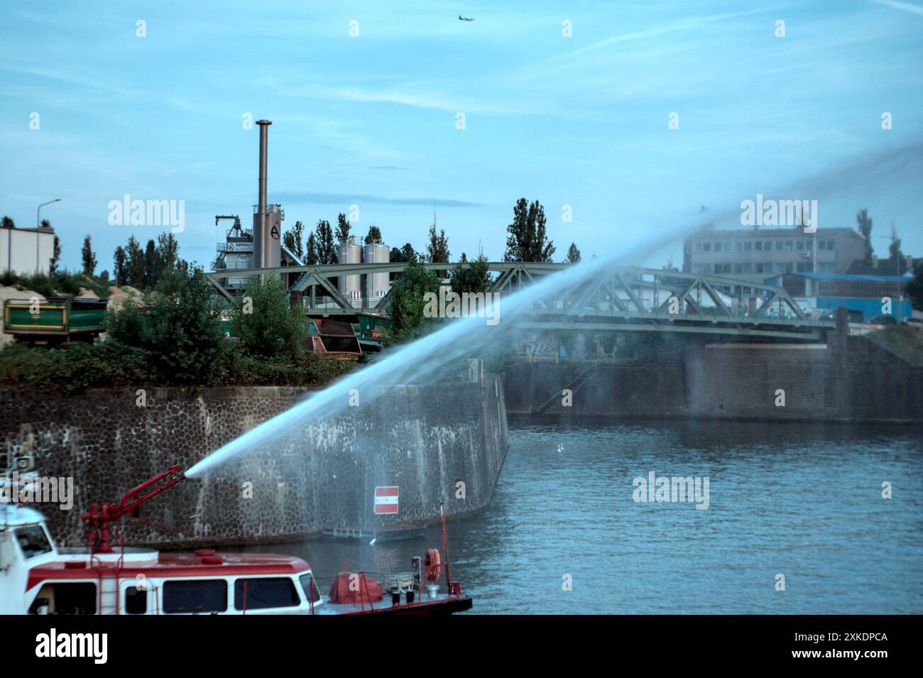 fire brigade ship Stock Photo - Alamy