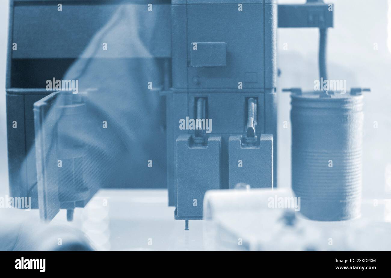 Prototype of 3D printer that prints powder plastic, printed on 3D ...