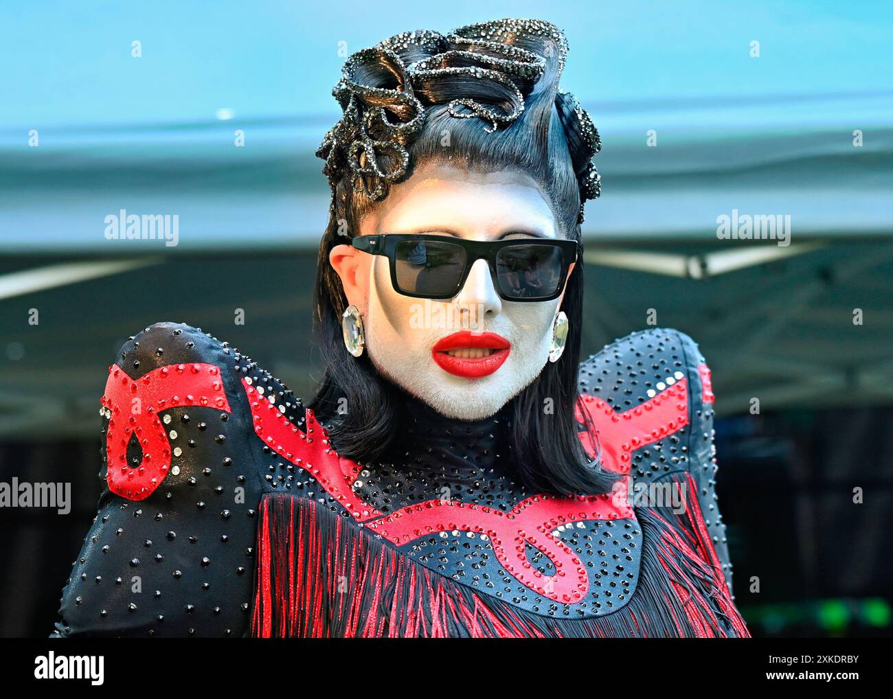 LONDON, ENGLAND - JULY 21 2024: Danny Beard performs at the As One in ...