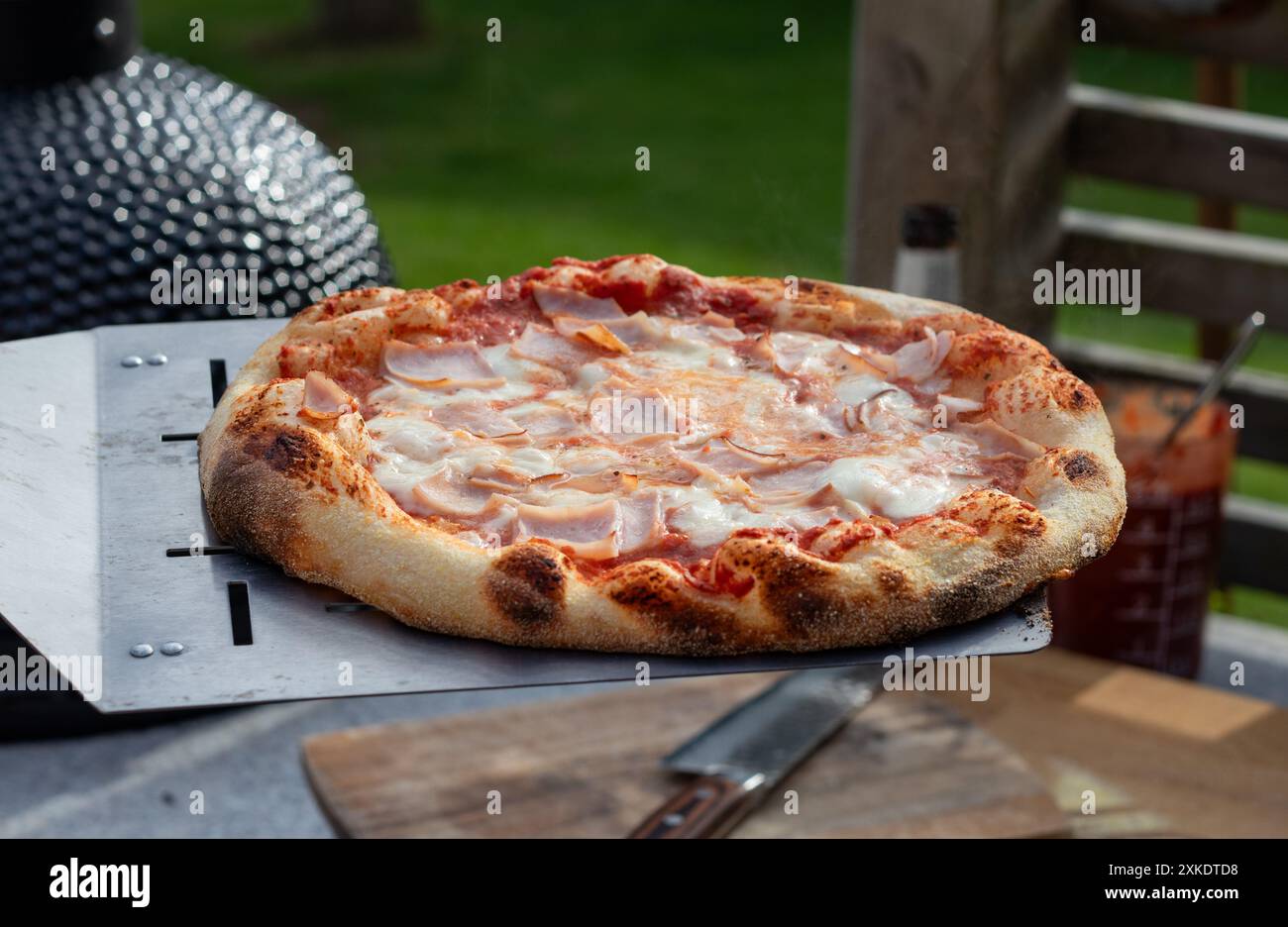 Perfect homemade pizza Stock Photo - Alamy