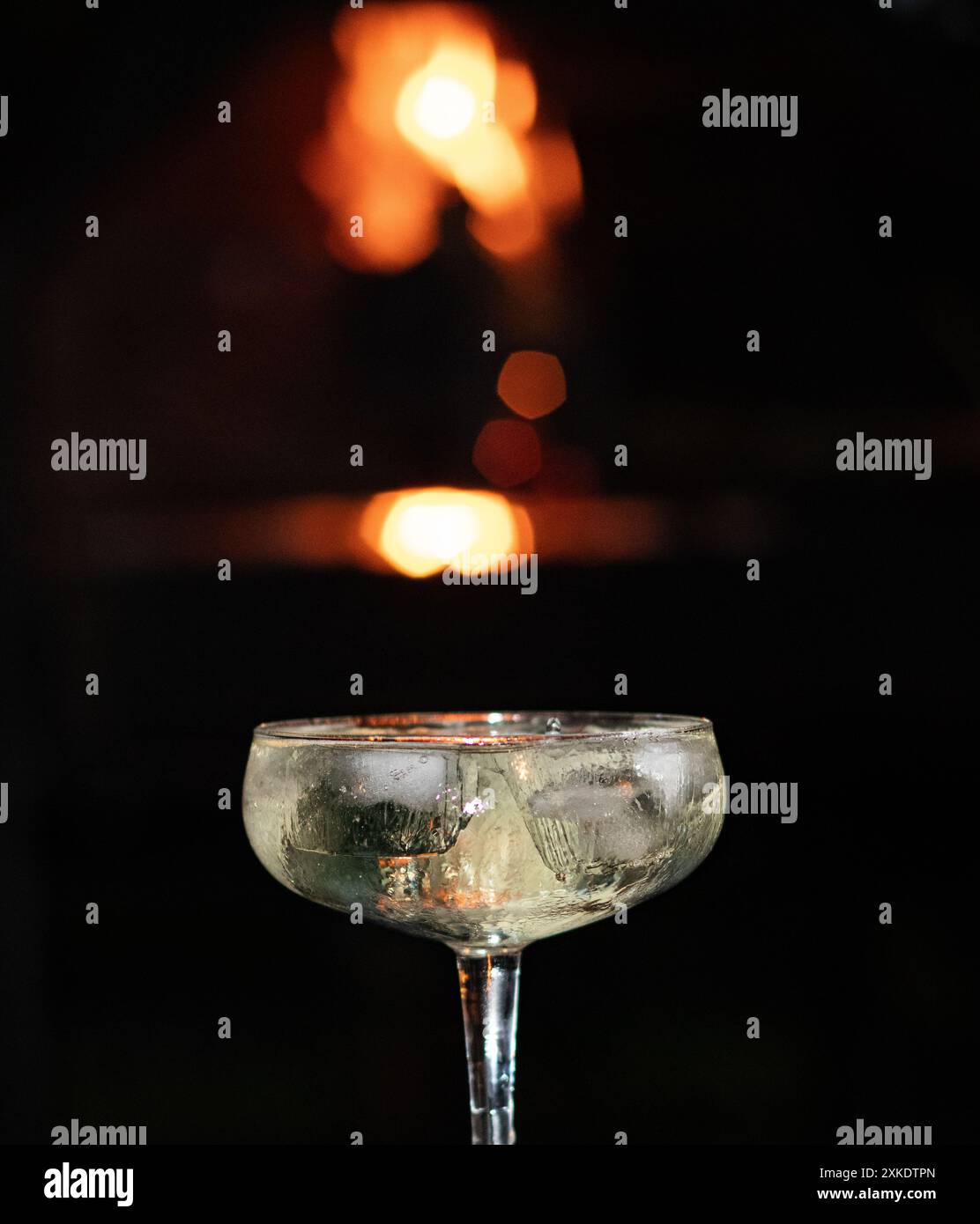 Cold drink hot fire Stock Photo - Alamy