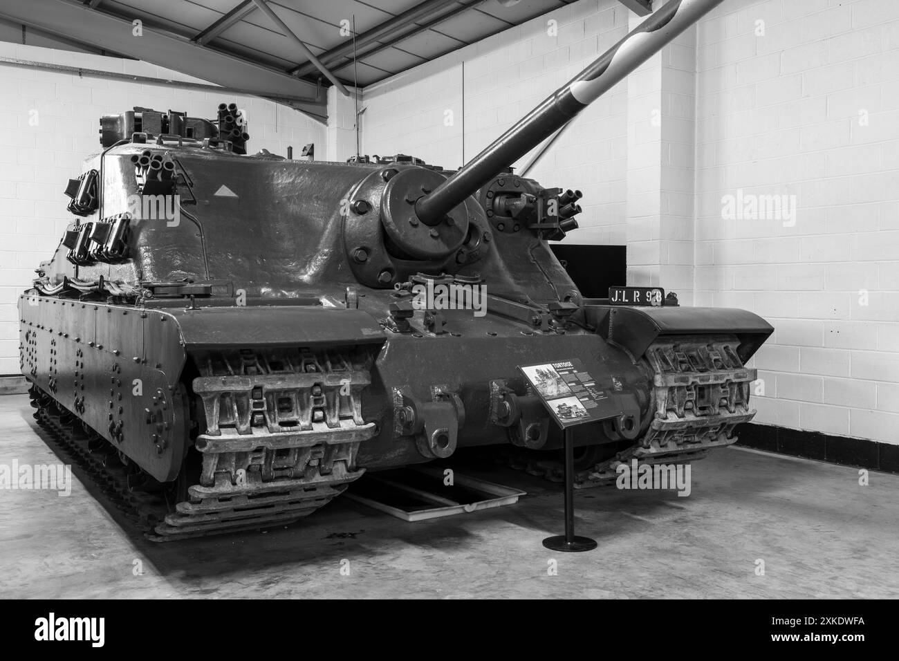 Bovington.Dorset.United Kingdom.February 25th 2024.A Tortoise heavy ...