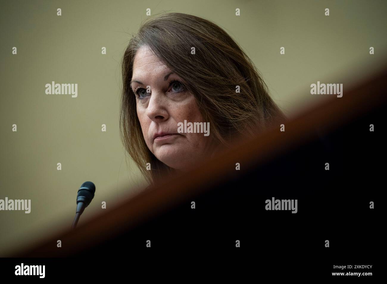 Washington, USA. 22nd July, 2024. U.S. Secret Service Director Kimberly ...