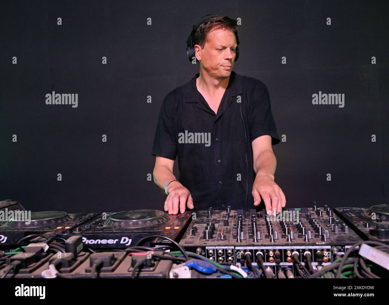 LONDON, ENGLAND - JULY 21 2024: DJ Kevin Mckay at the As One in the ...