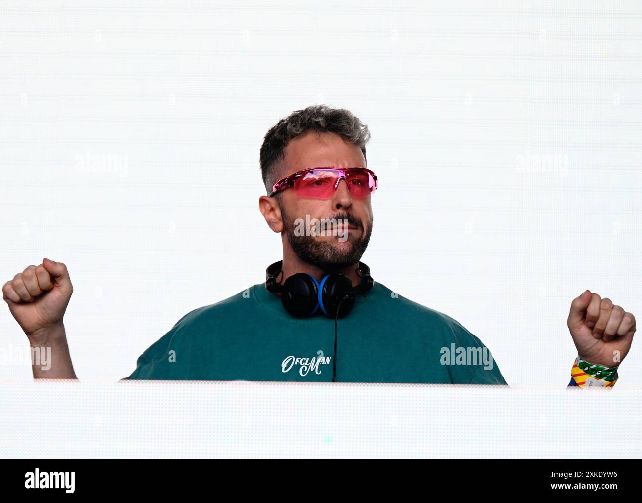 LONDON, ENGLAND - JULY 21 2024: DJ Raul Mata performs at the As One in ...
