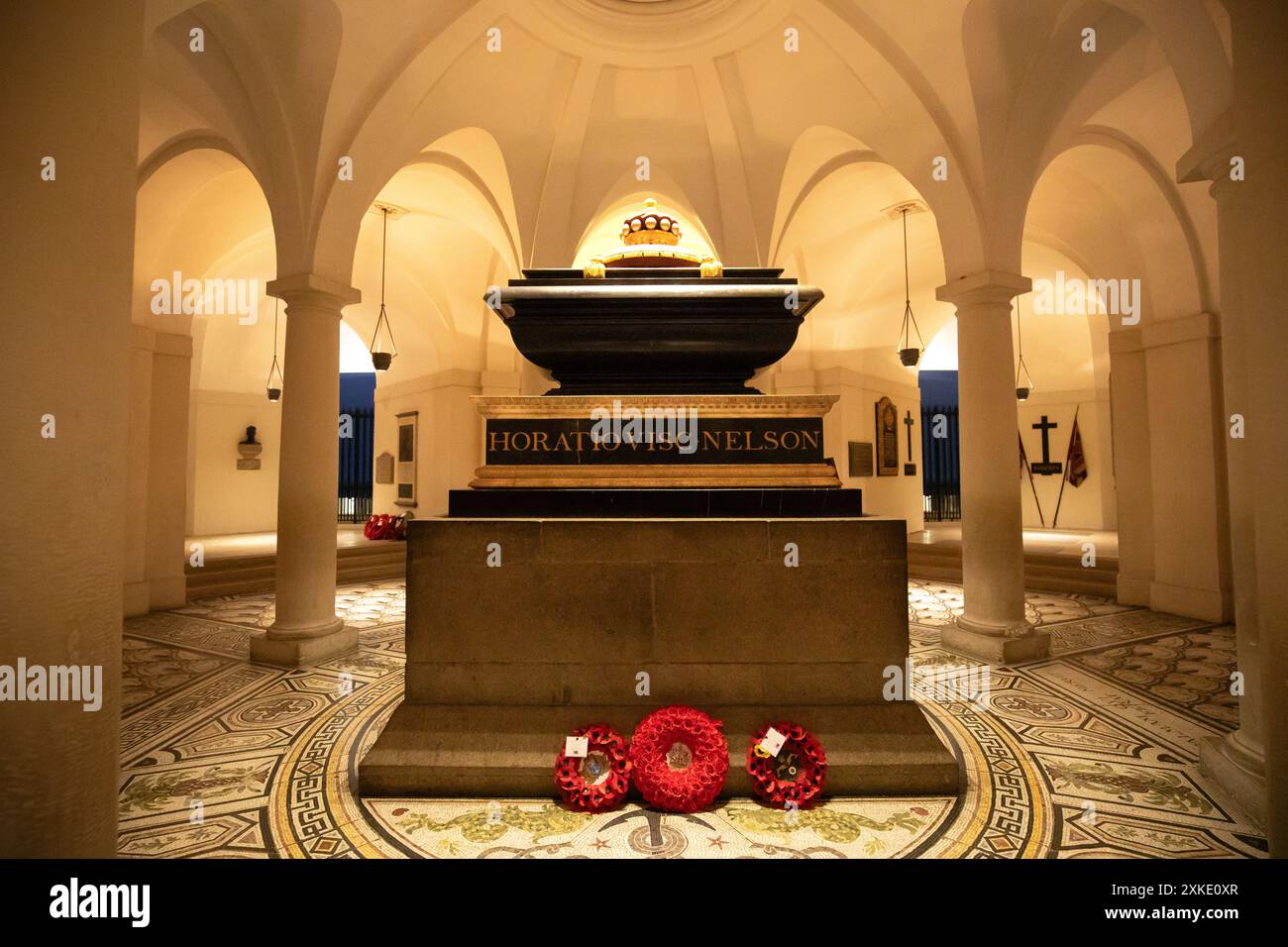 Nelson's tomb in St Paul's Cathedral, London, Uk Stock Photo - Alamy