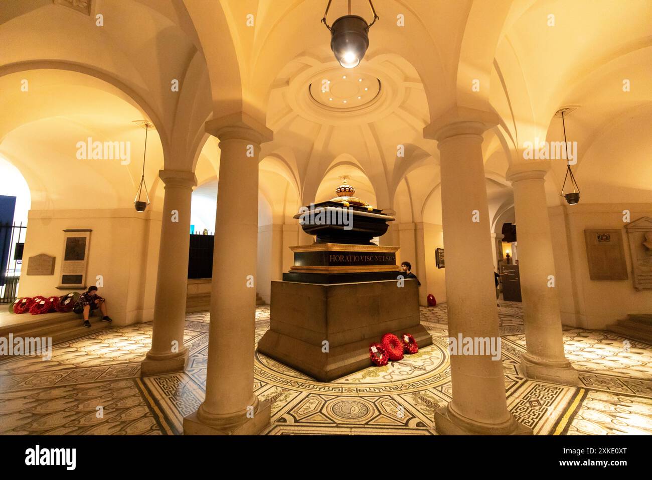 Nelson's tomb in St Paul's Cathedral, London, Uk Stock Photo - Alamy