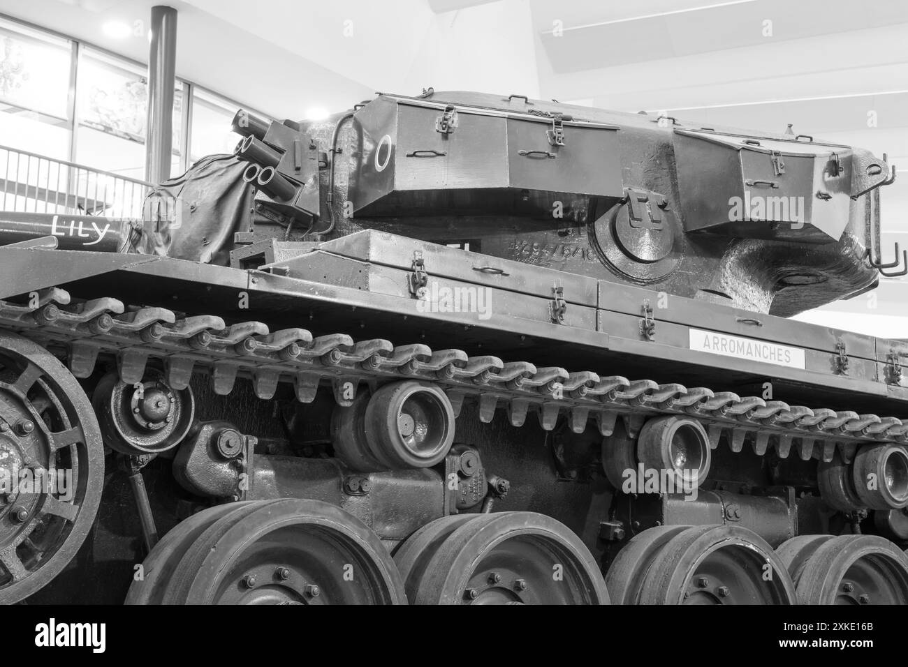 British army vintage centurion tank Black and White Stock Photos ...