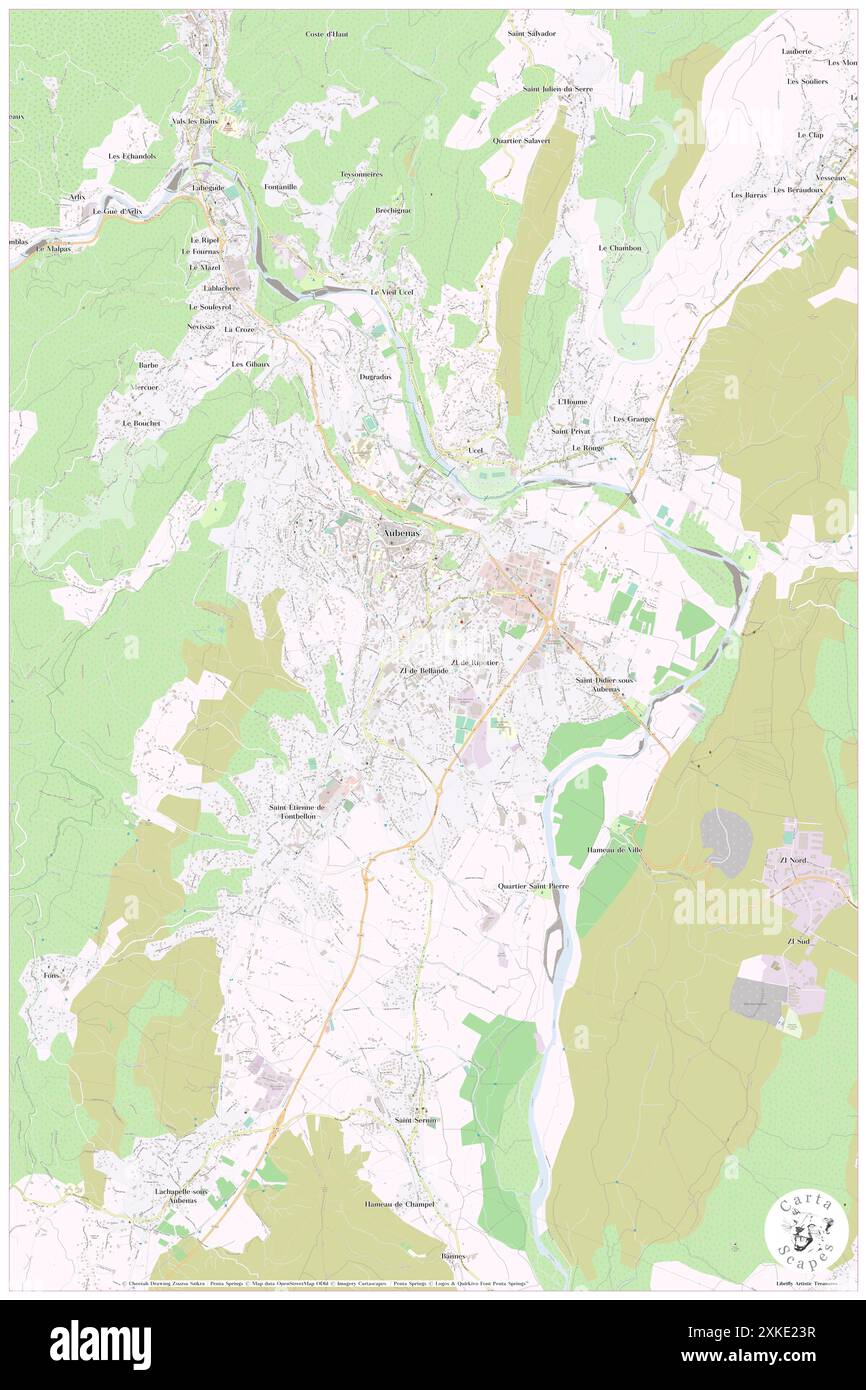 Aubenas ardeche france Cut Out Stock Images & Pictures - Alamy