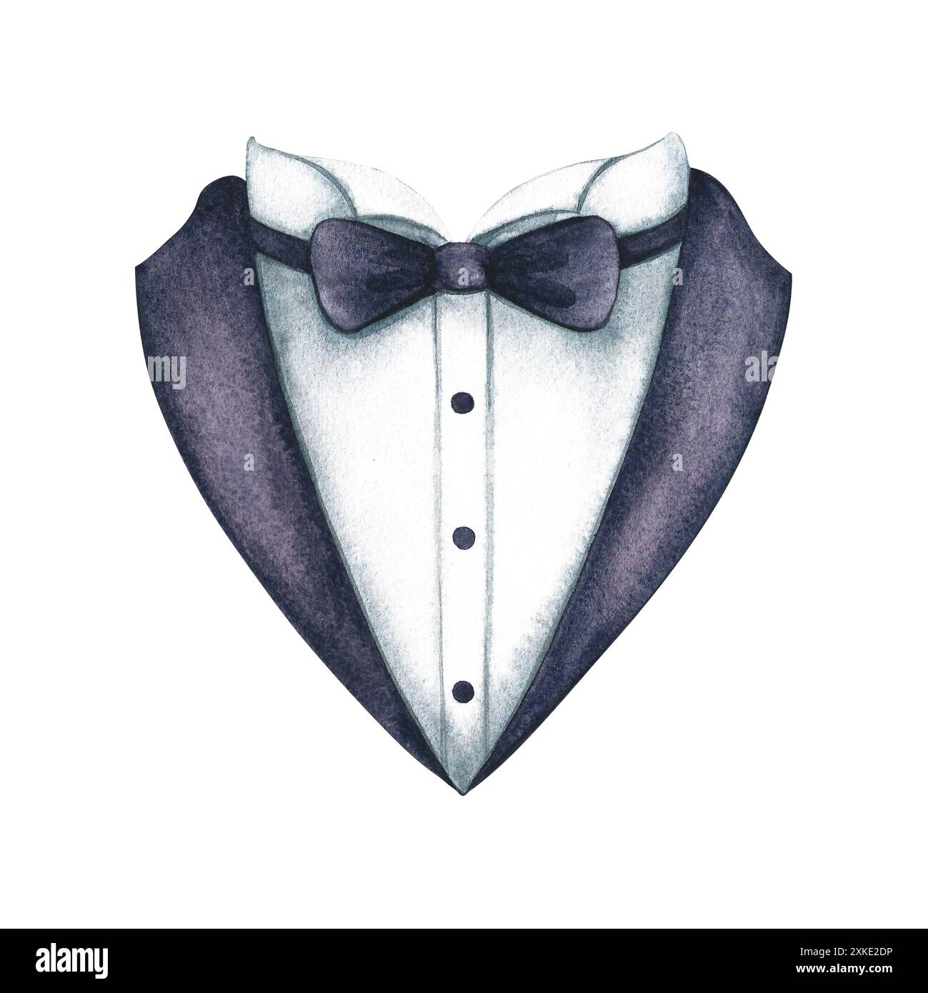 Men's tuxedo with bow tie and button-down shirt. The gentleman's logo ...