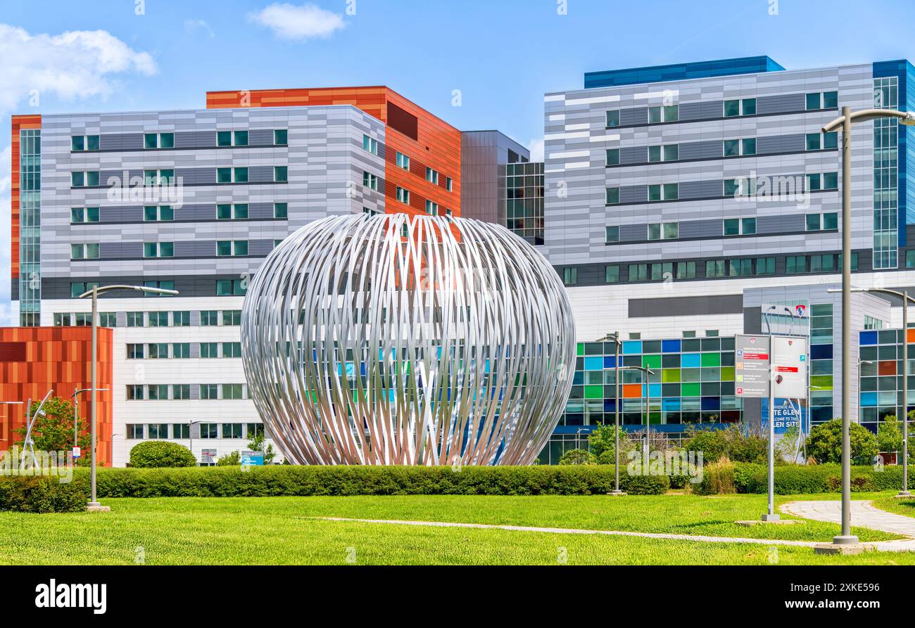 The Glen Hospital and Lawn Display Stock Photo - Alamy