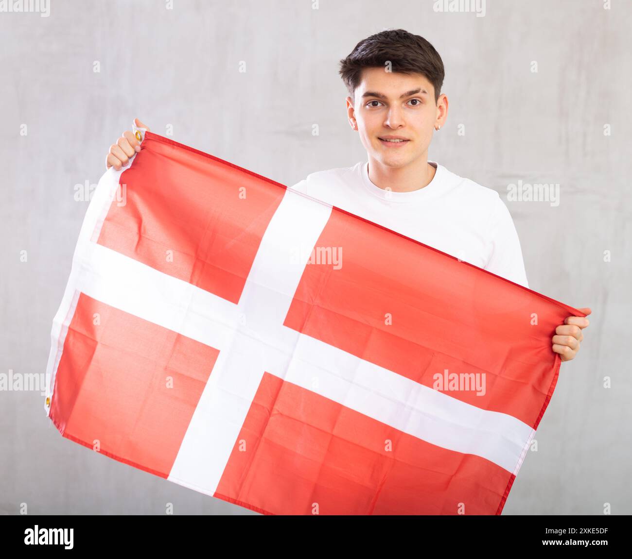 Man holding danish flag hi-res stock photography and images - Alamy