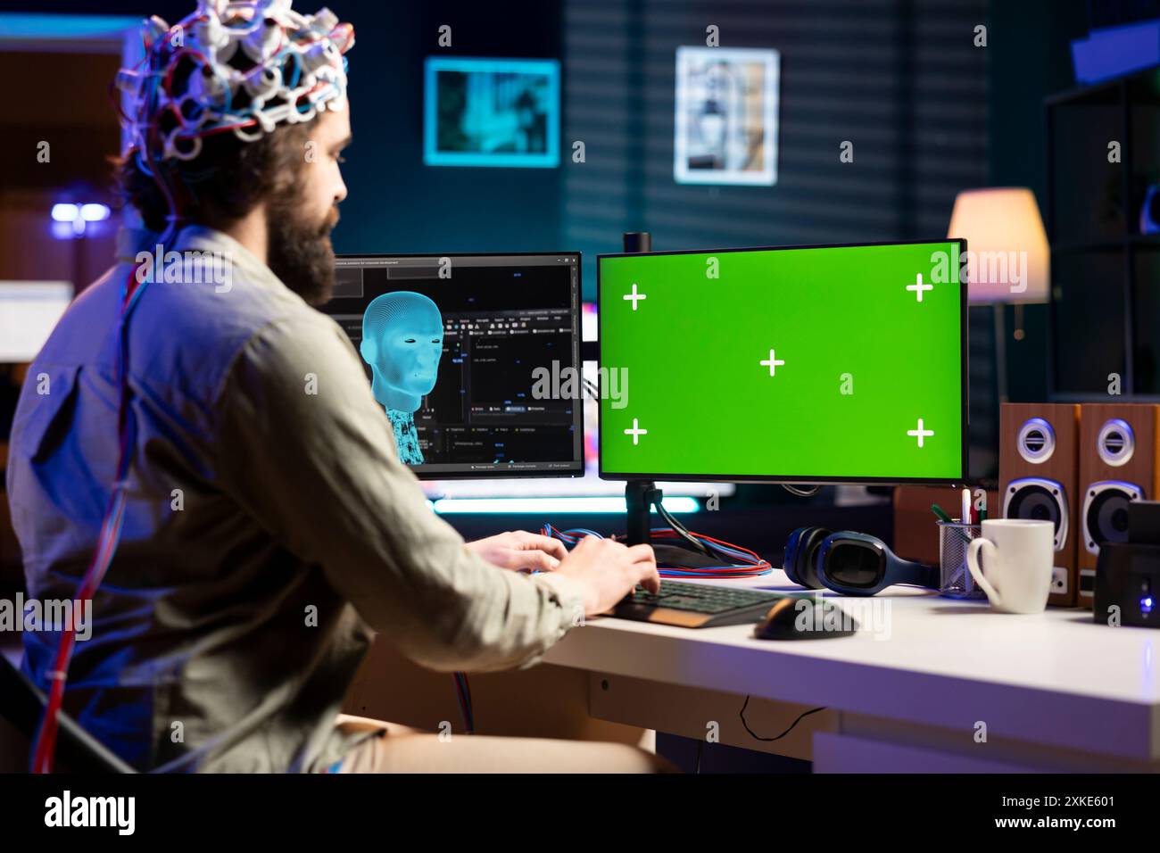Ai brain controlling hi-res stock photography and images - Alamy