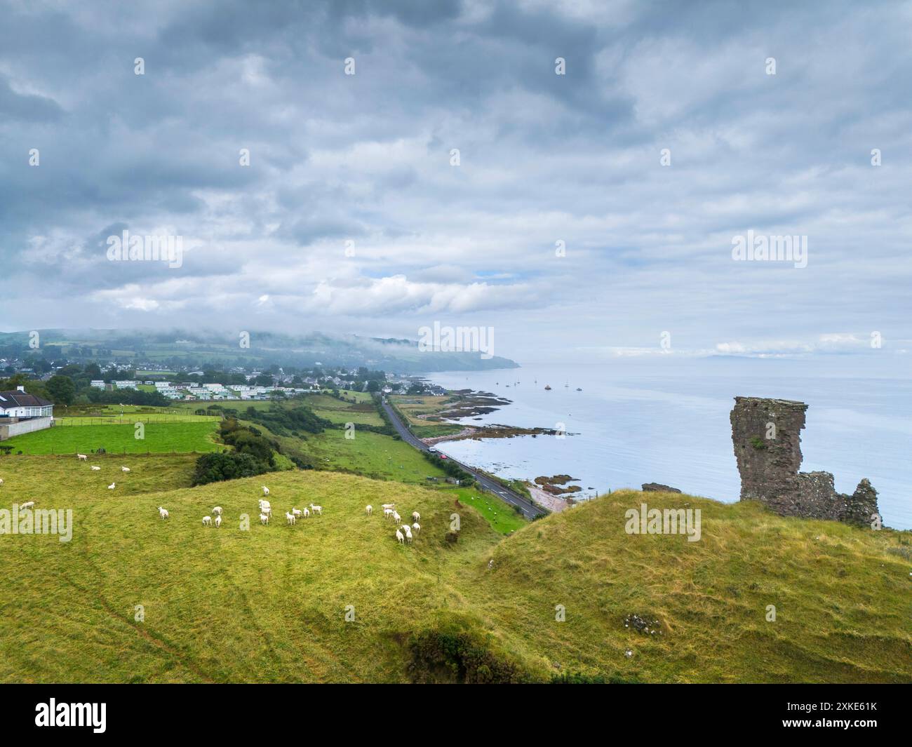 Antrim castle aerial hi-res stock photography and images - Alamy