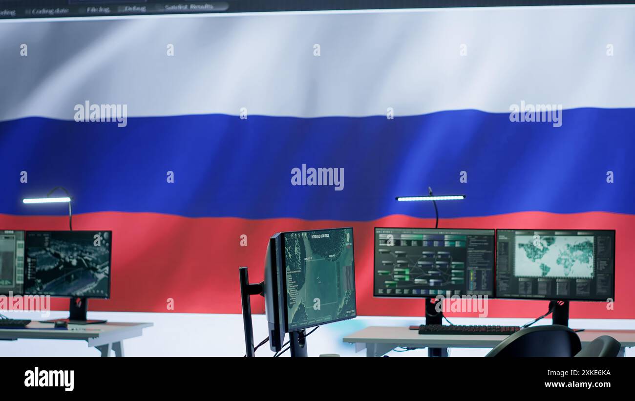 Russian military headquarters equipped with high tech equipment to ...