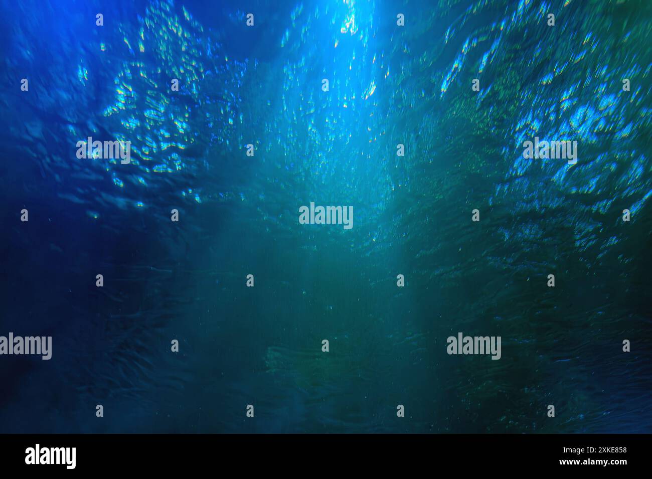 Looking up surface from underwater hi-res stock photography and images ...