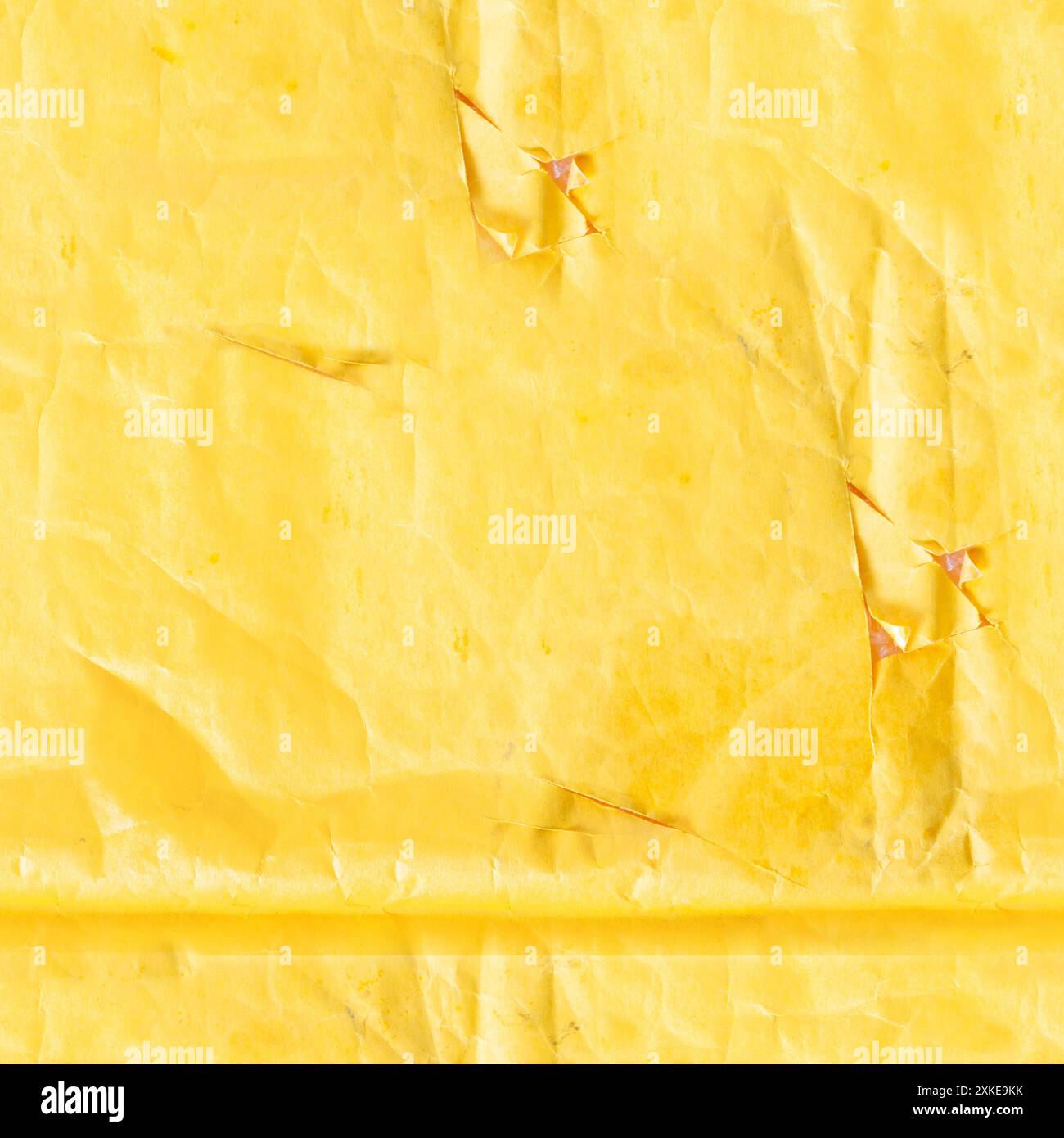 Seamless 4k photo texture of used, damaged and worn yellow parcel ...