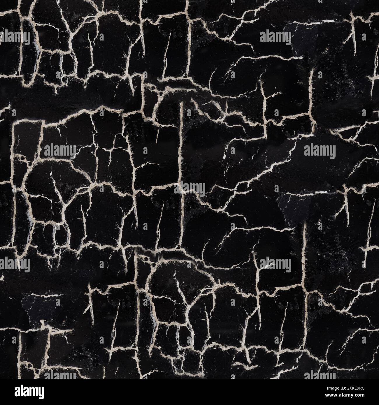 Seamless 4k photo texture of black colored used, worn and cracked ...