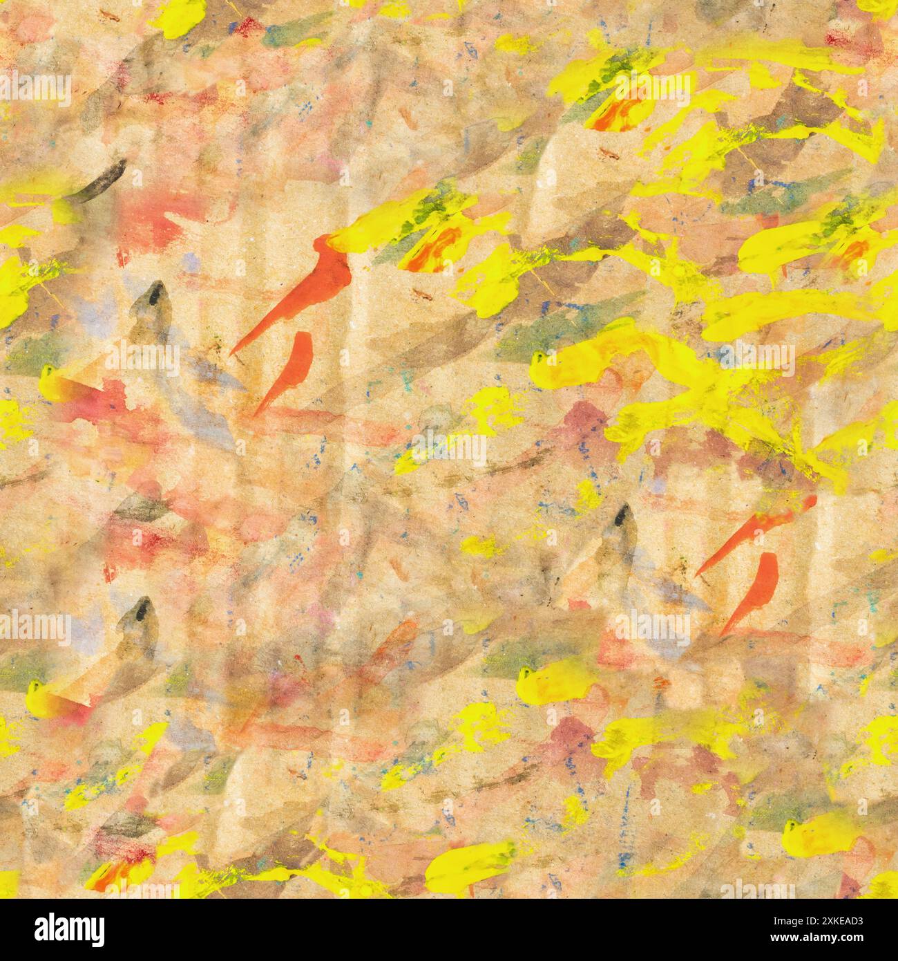 Seamless 4k photo texture of paint stained, dirty and dented cardboard ...