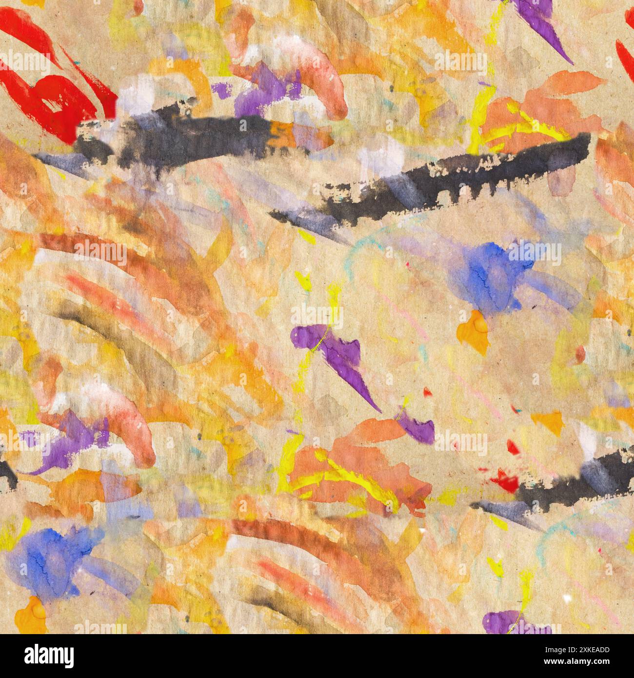 Seamless 4k photo texture of paint stained and dirty cardboard paper ...