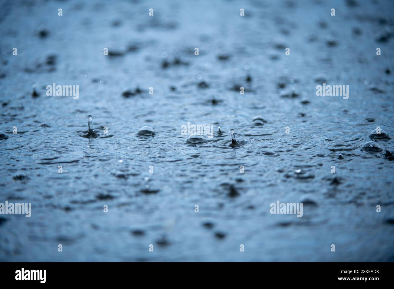 Raindrops background. Rain. Falling raindrops. Water drop splash ...