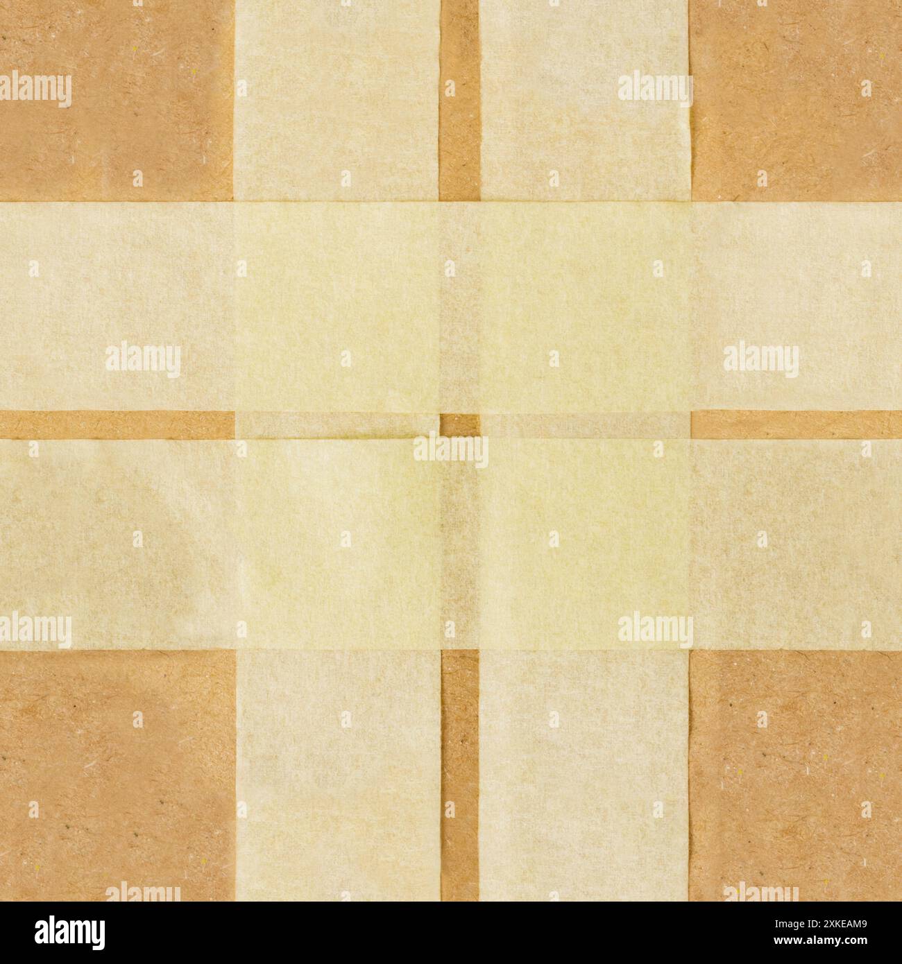 Seamless 4k photo texture of cardboard box paper with duct tape mesh ...