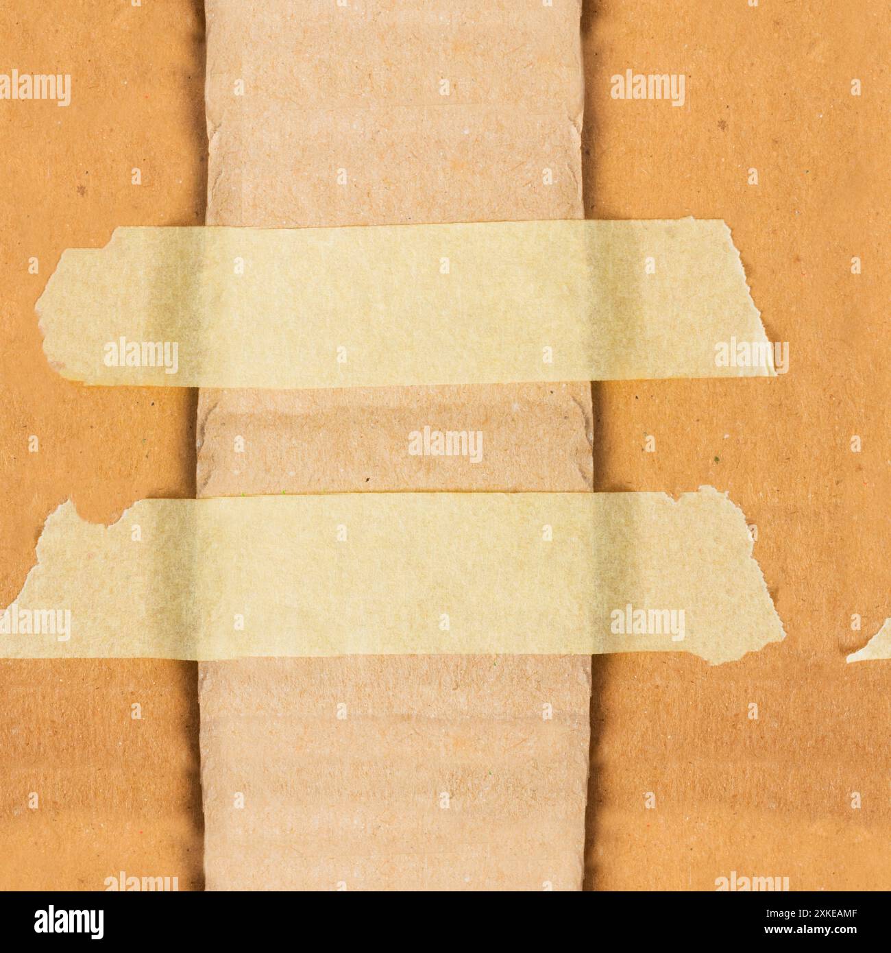Seamless 4k photo texture of folded and used cardboard paper with duct ...