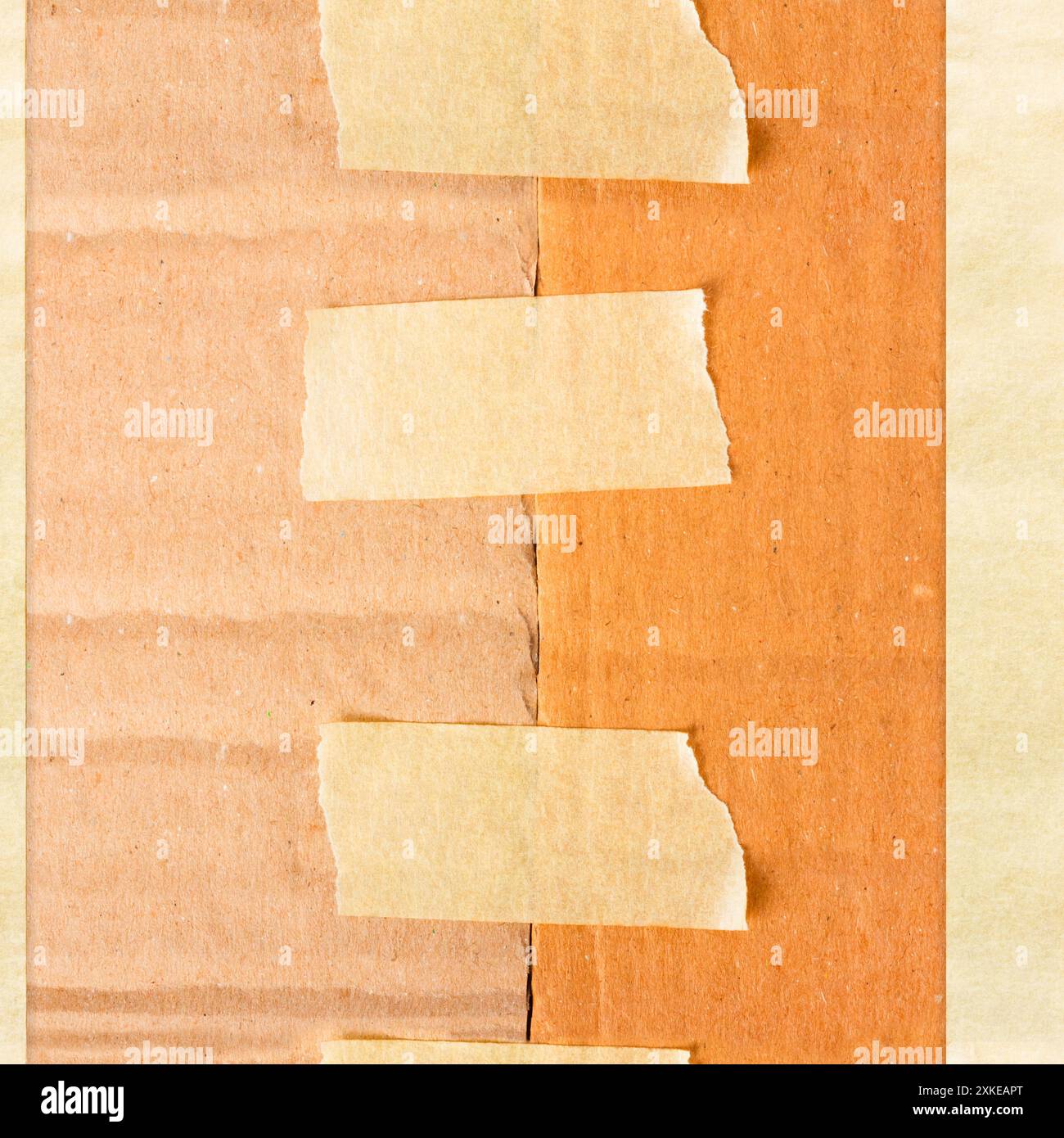 Seamless 4k photo texture of folded and used cardboard paper pieces ...