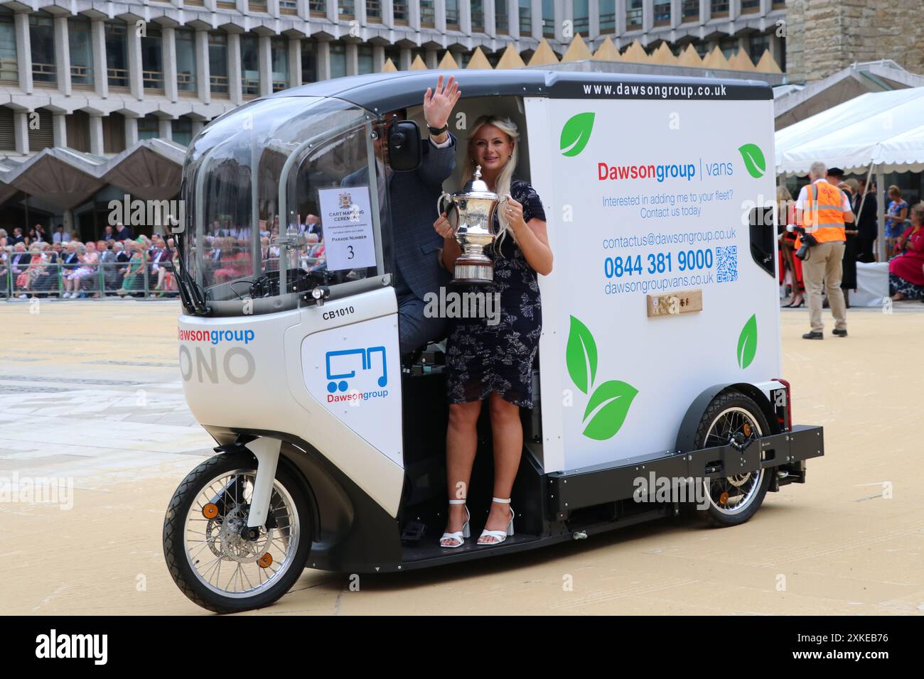 ONO E cargo Tricycle of Dawsongroup at the 2024 Cart Marking ceremony ...