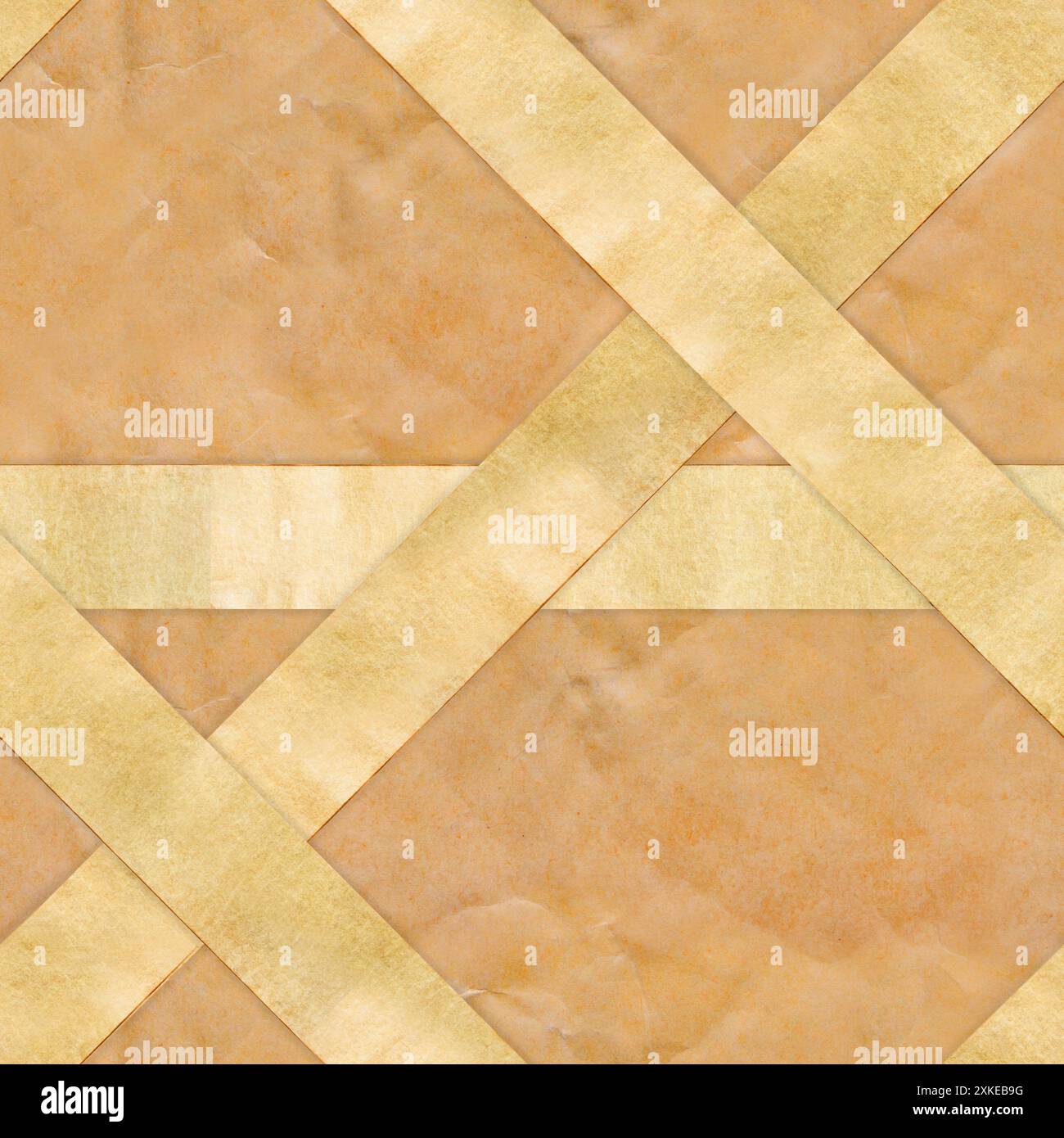 Seamless 4k photo texture of brown colored crumpled and used parcel ...