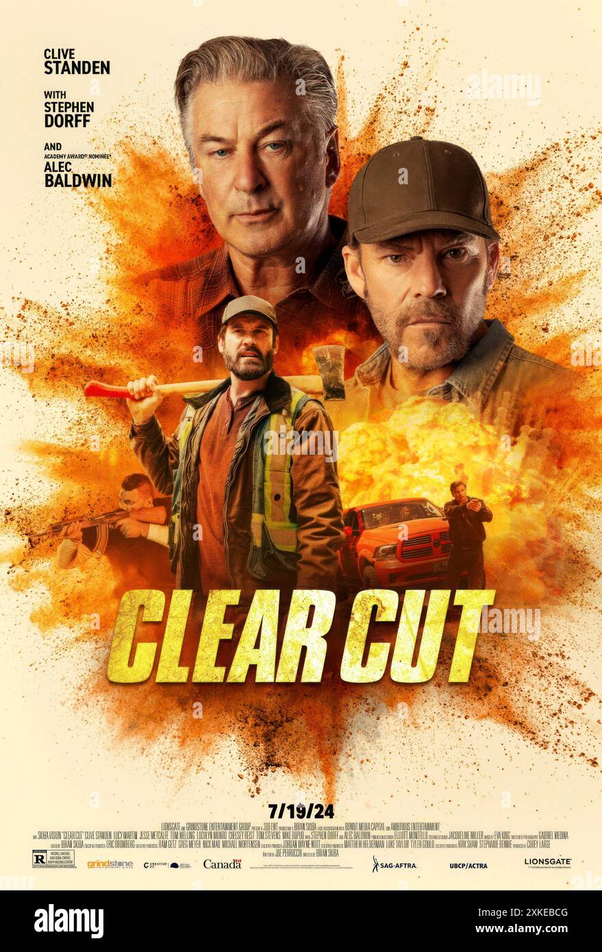 COLD DECK, (aka CLEAR CUT), US poster, from top: Alec Baldwin, Stephen ...