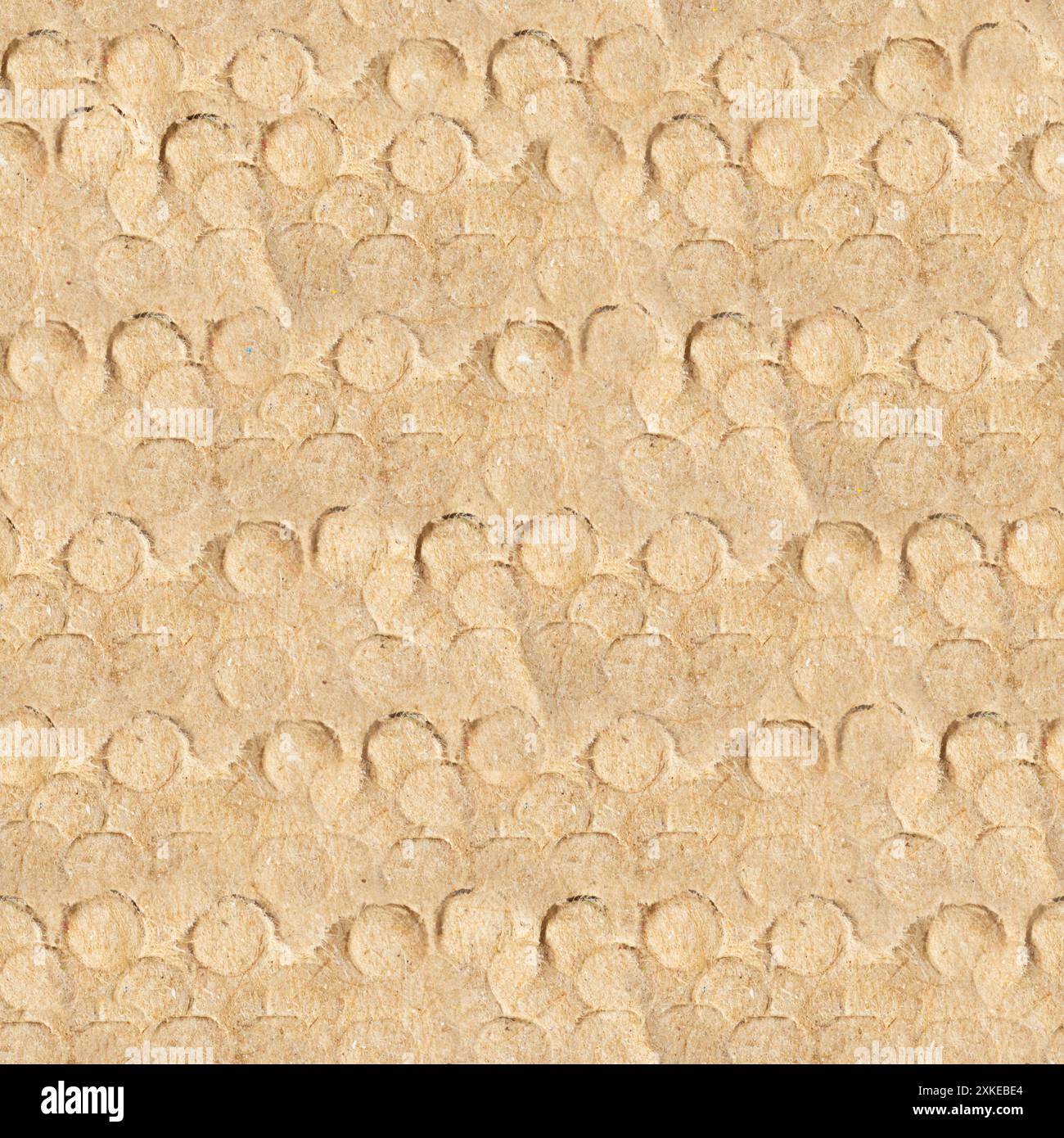 Seamless 4k photo texture of damaged and circle dented cardboard paper surface pattern Stock ...