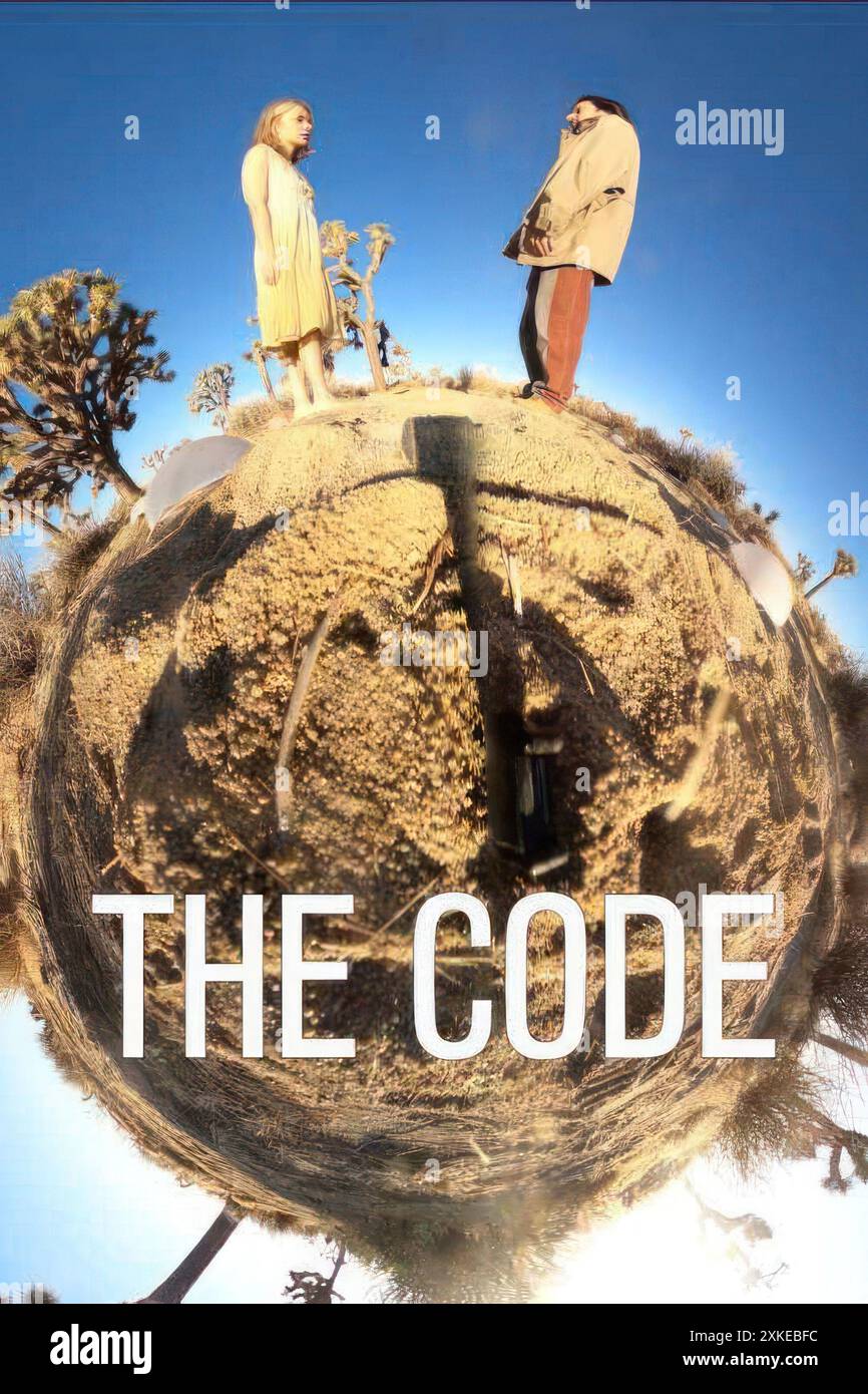 THE CODE, poster, from left: Dasha Nekrasova, Peter Vack, 2024. © Visit ...