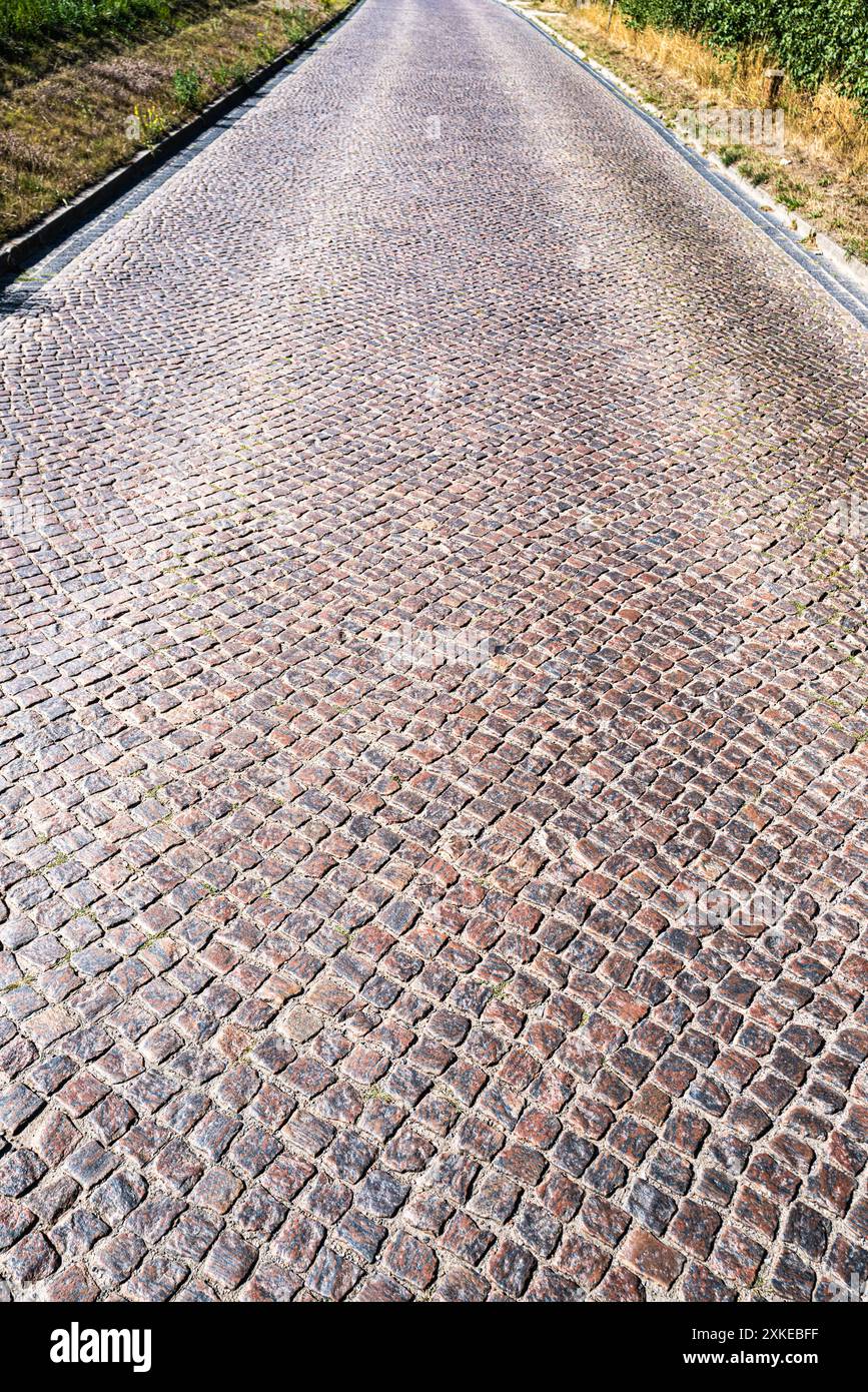 Stone road pattern background. Cobblestone pavement background ...