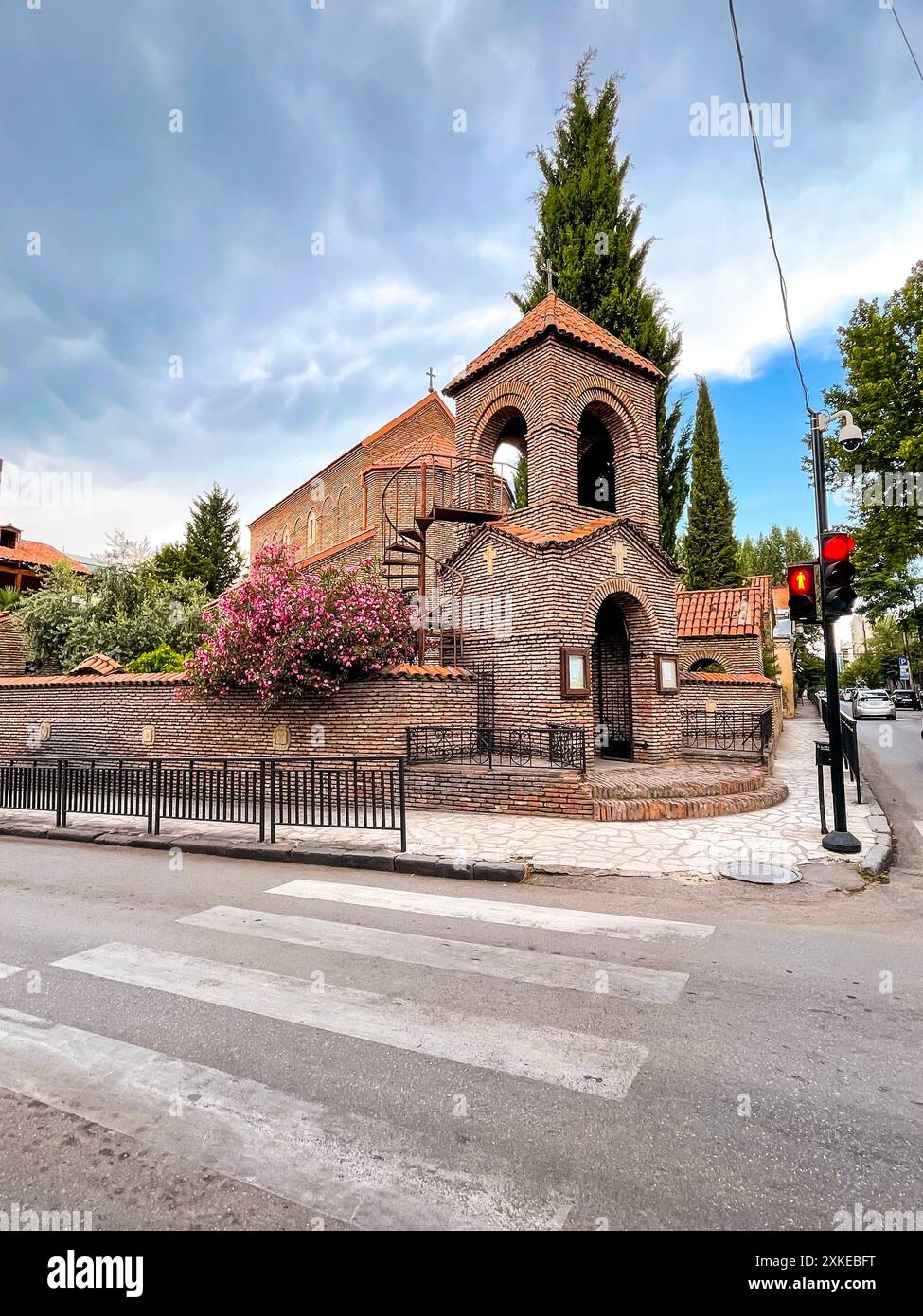 Tbilisi, Georgia - 25 JUNE, 2024: Our Lady of Kazan church is a ...