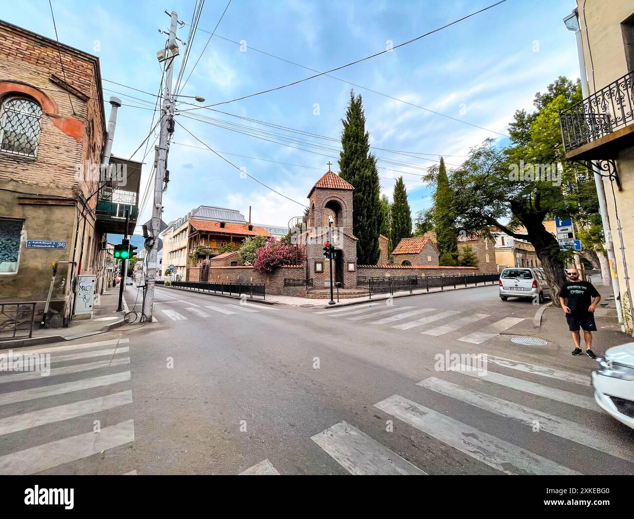Tbilisi, Georgia - 25 JUNE, 2024: Our Lady of Kazan church is a ...