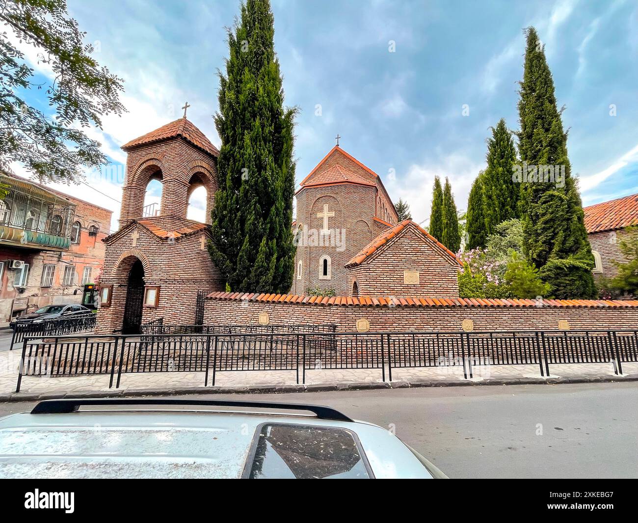 Tbilisi, Georgia - 25 JUNE, 2024: Our Lady of Kazan church is a ...