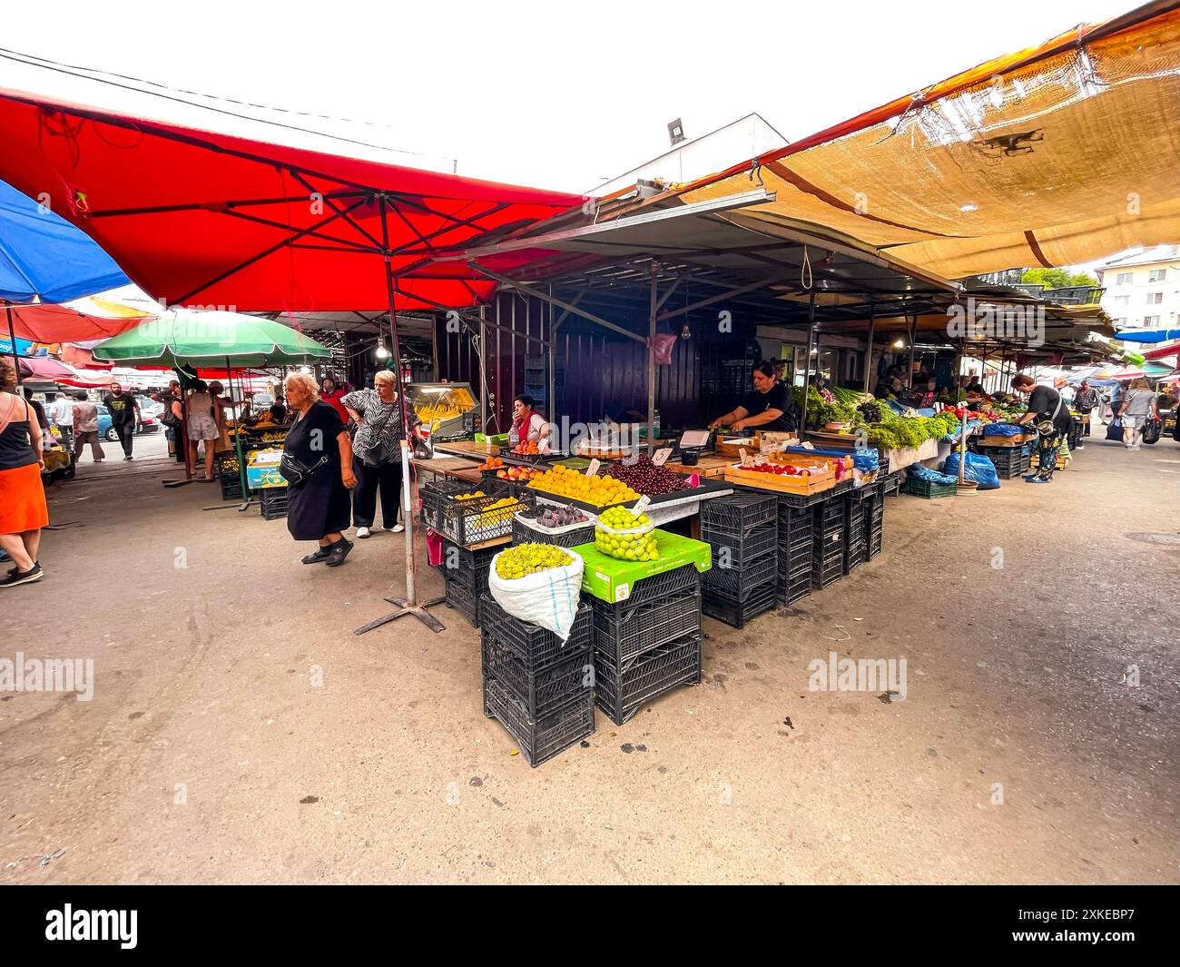 Churchkhela in street market georgia hi-res stock photography and ...