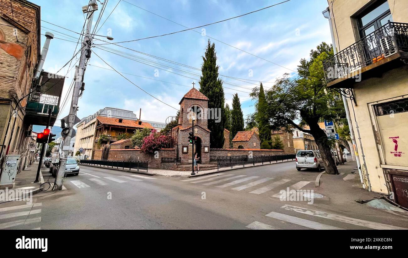 Tbilisi, Georgia - 25 JUNE, 2024: Our Lady of Kazan church is a ...