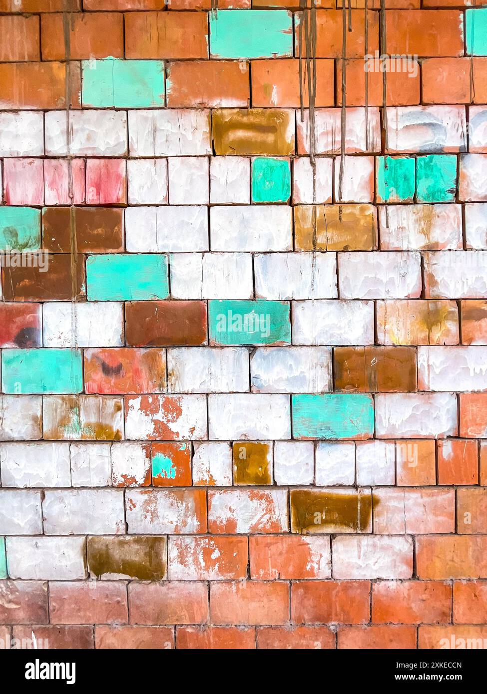 Terracotta tiled blocks close up texture background, textured and ...