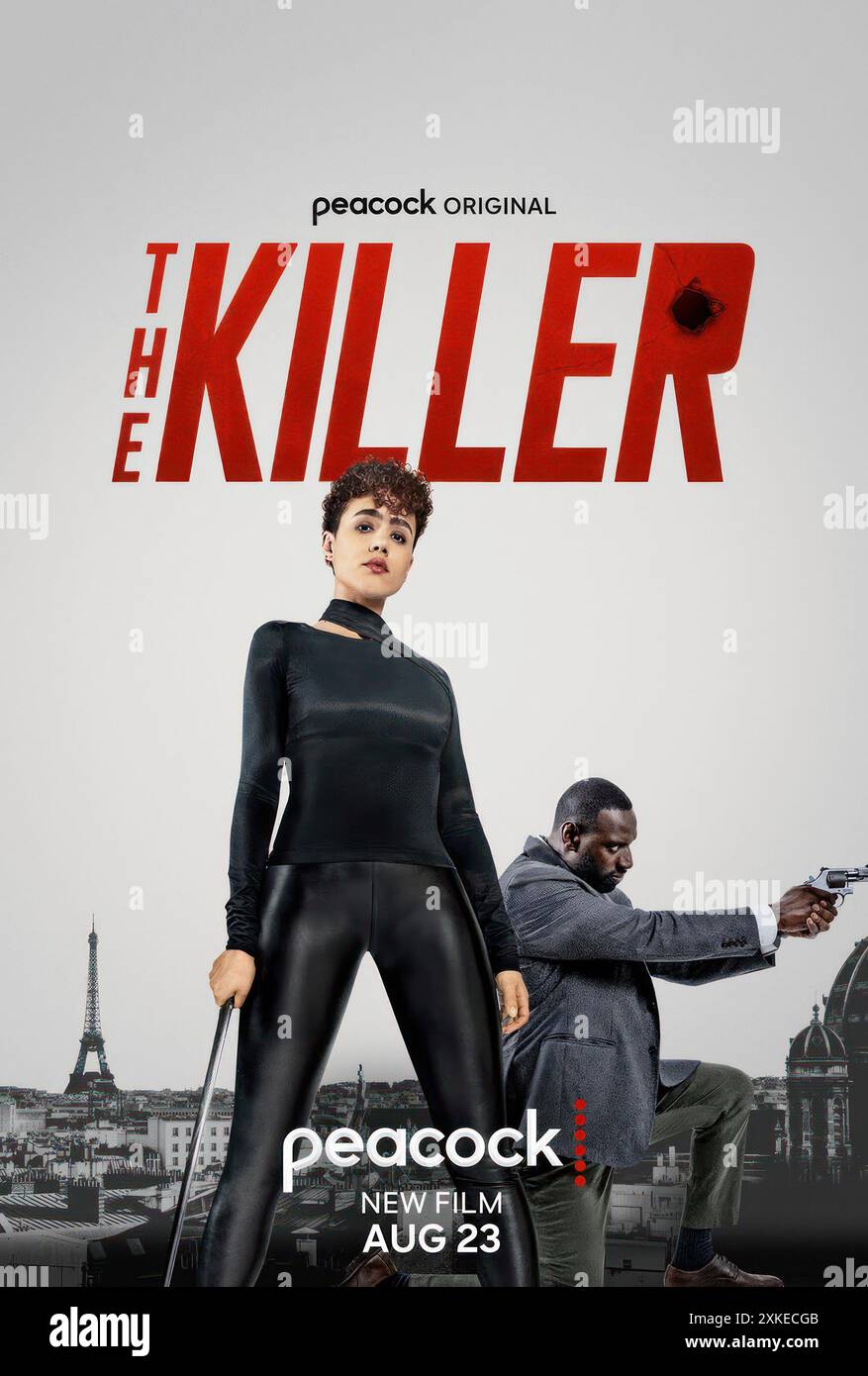 THE KILLER, US poster, from left: Nathalie Emmanuel, Omar Sy, 2024 ...